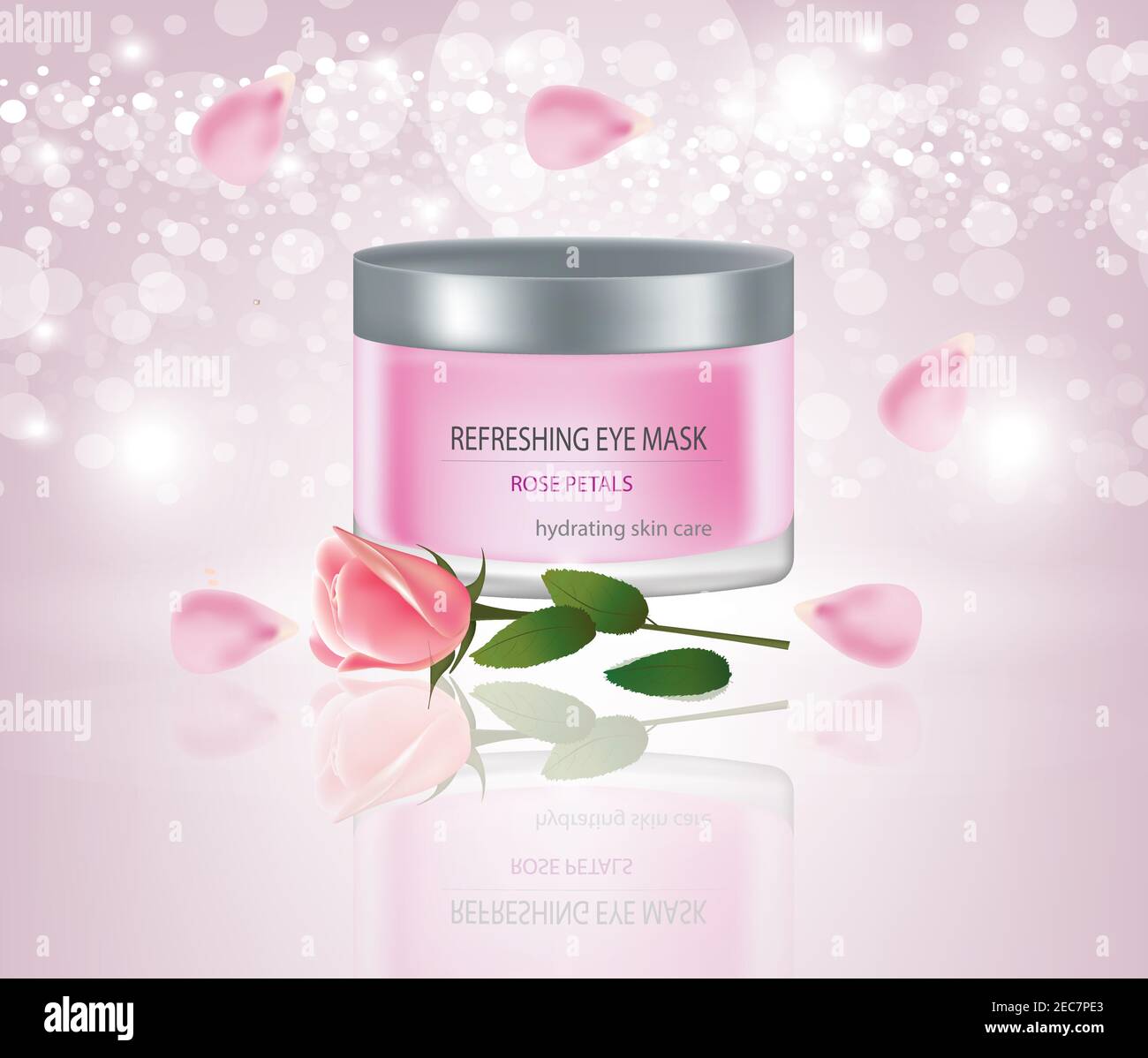 Face mask with rose. vector Stock Vector Image & Art - Alamy