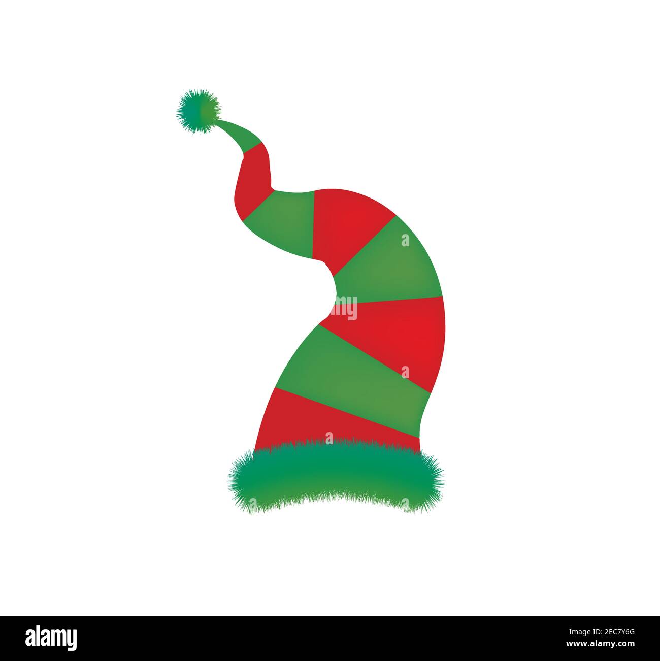Colorful elf cap. vector illustration Stock Vector Image & Art - Alamy