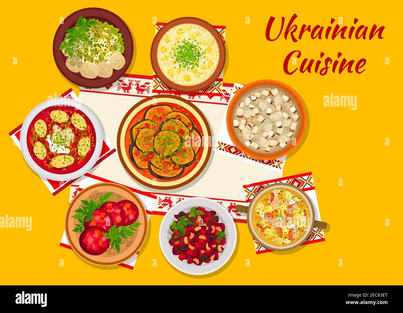 Vegetable soup dumplings Stock Vector Images - Alamy