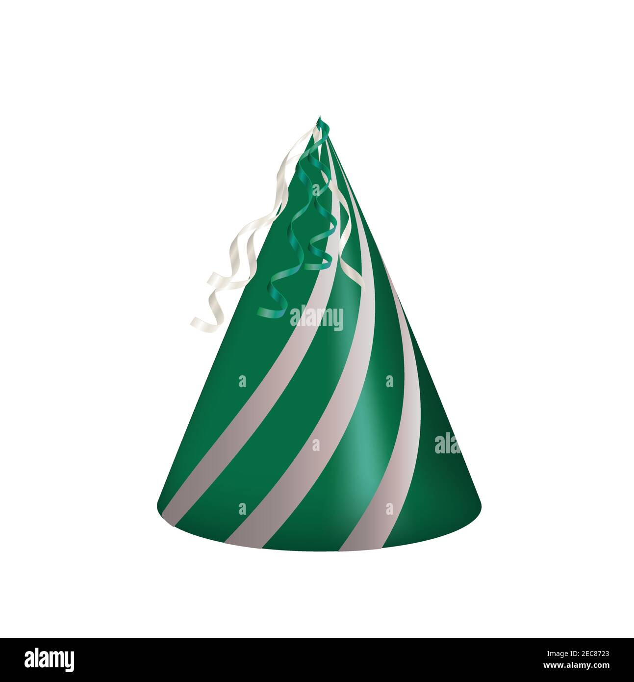 Green party hat vector hi-res stock photography and images - Alamy