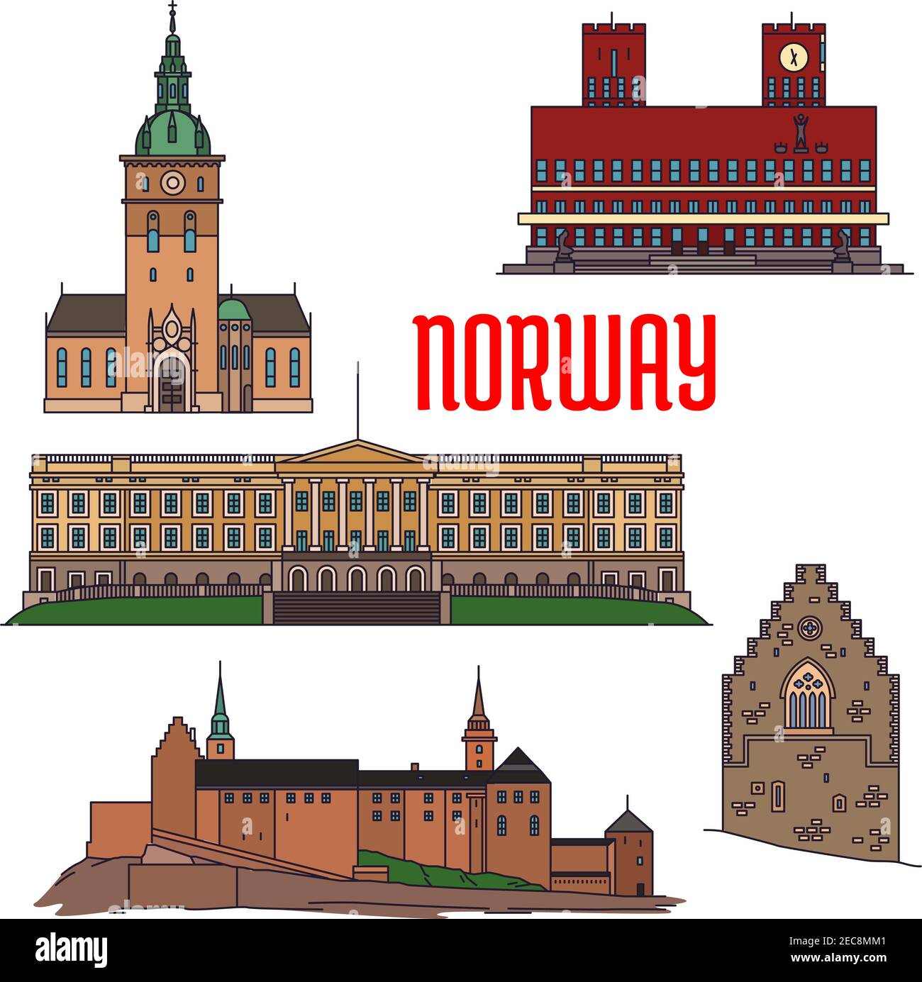 Norwegia vector vectors hi-res stock photography and images - Alamy