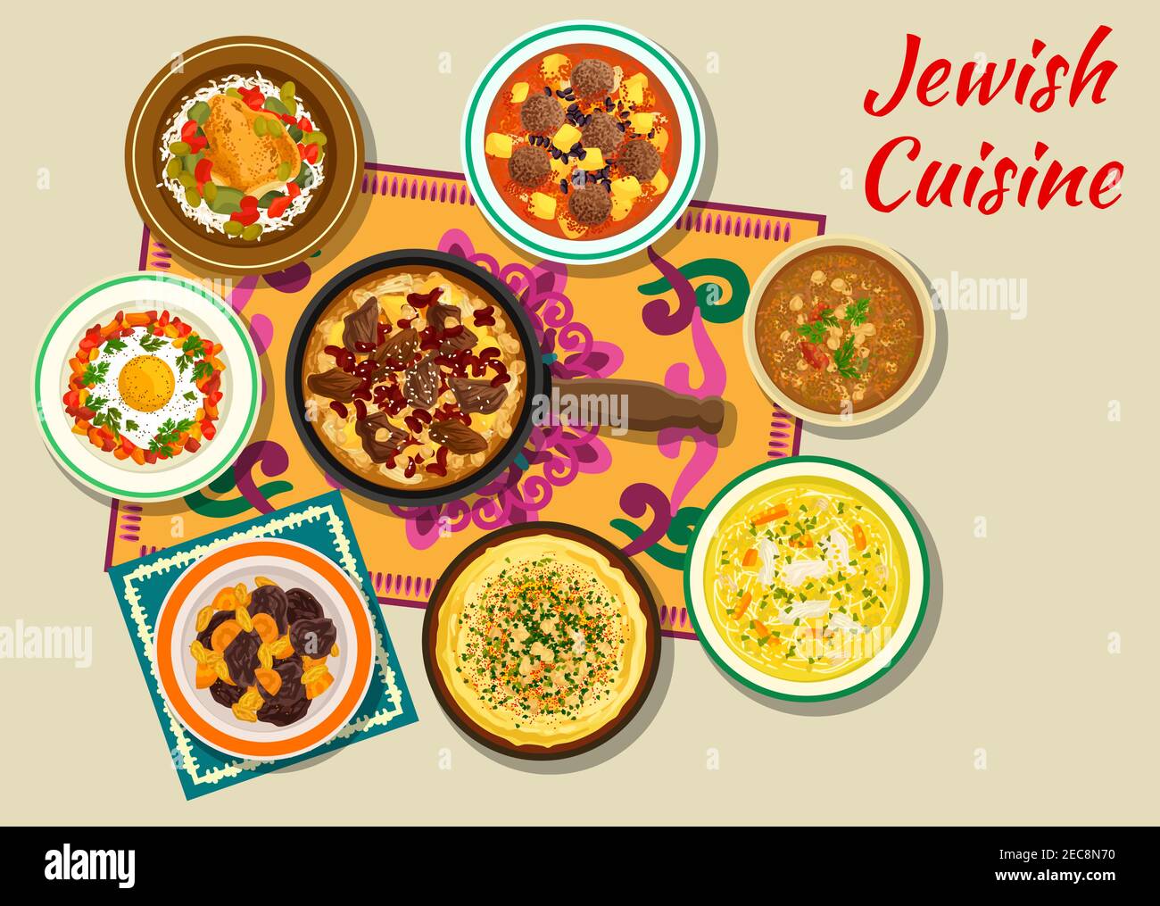 Cholent jewish Stock Vector Images - Alamy