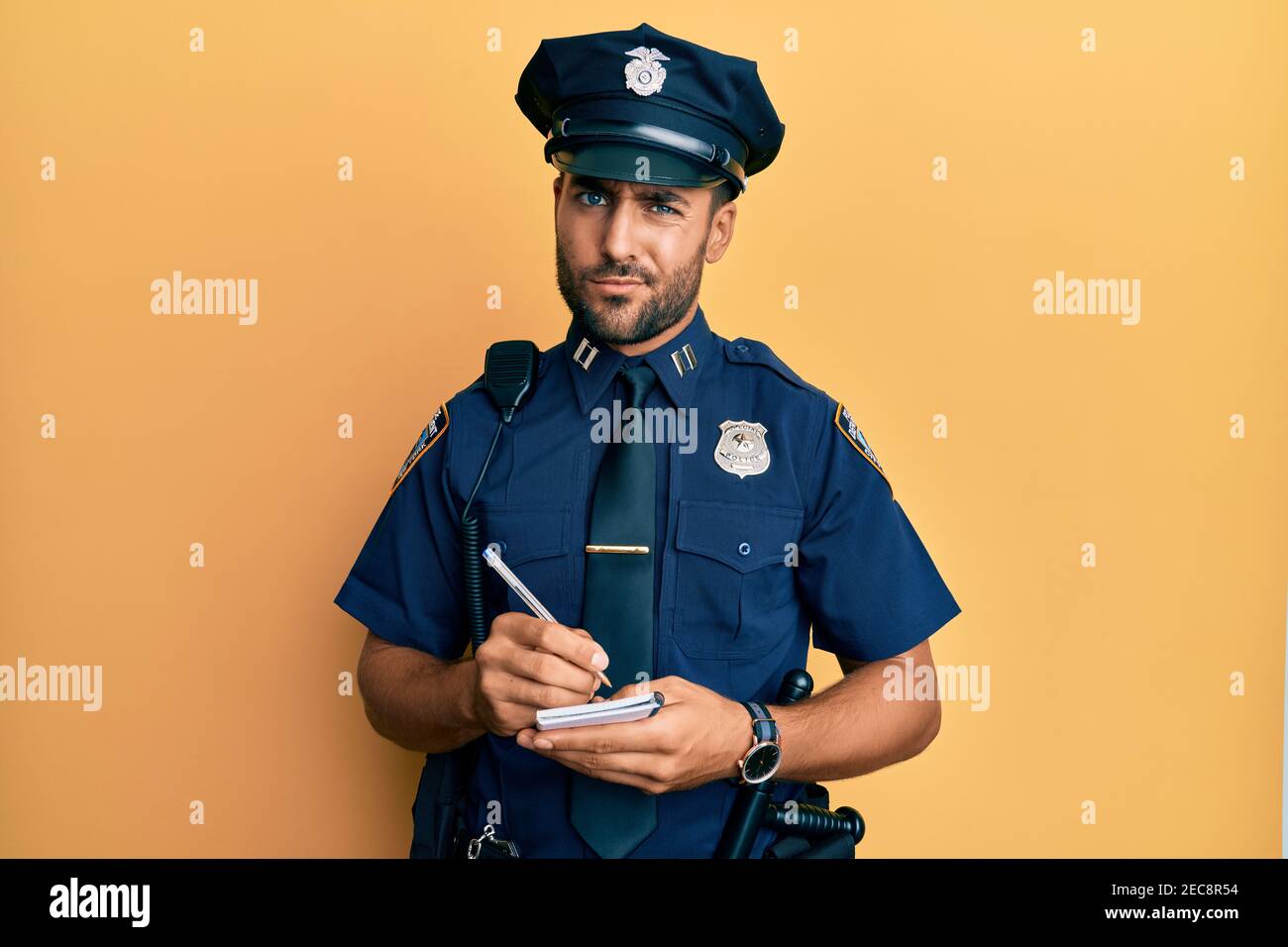 Hispanic police officer ticket hi-res stock photography and images - Alamy