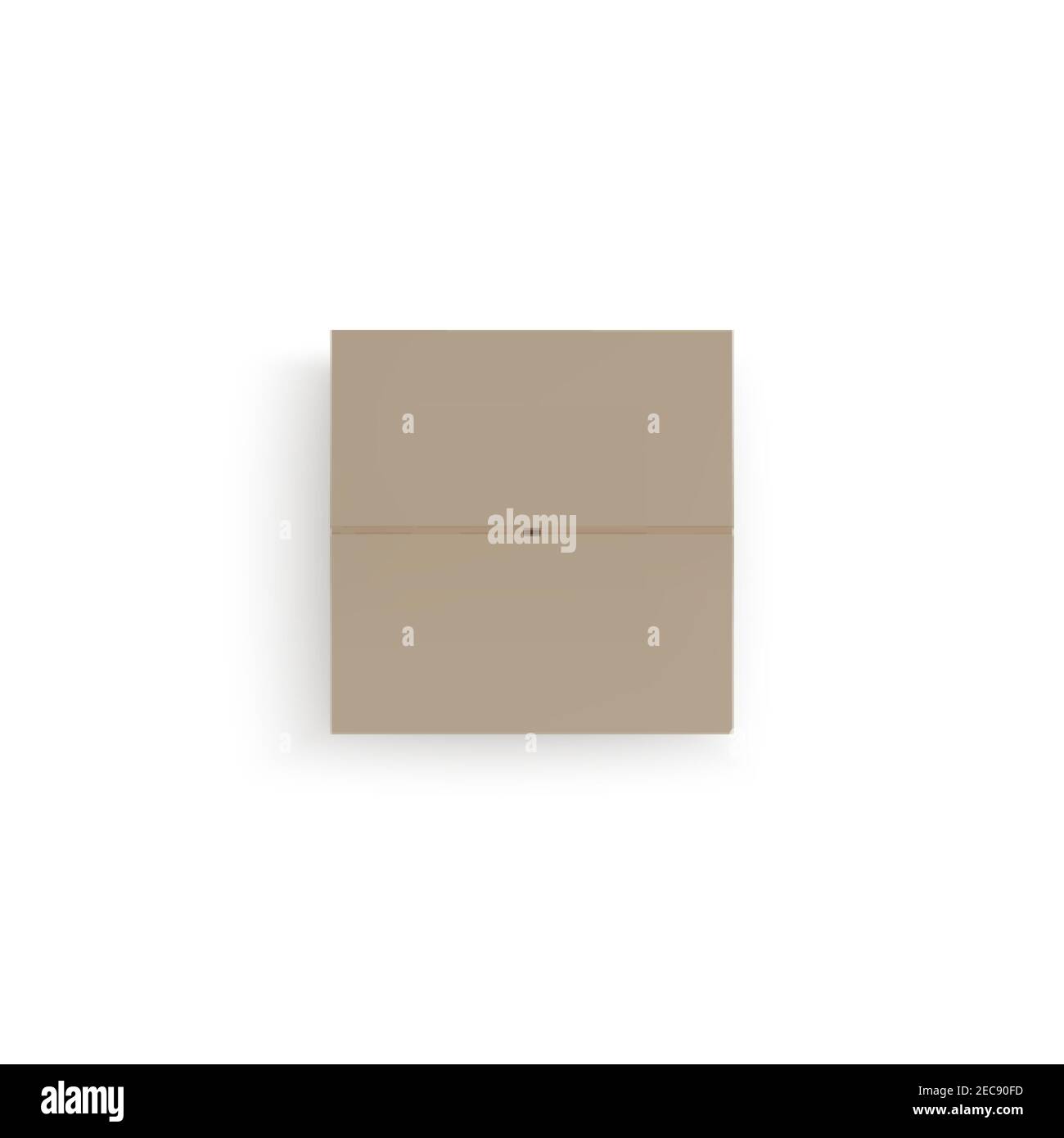 Top view paper box Stock Vector Images - Alamy