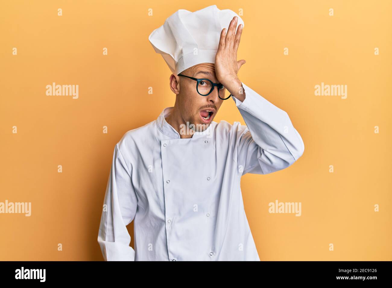 Bald chef head hi-res stock photography and images - Alamy