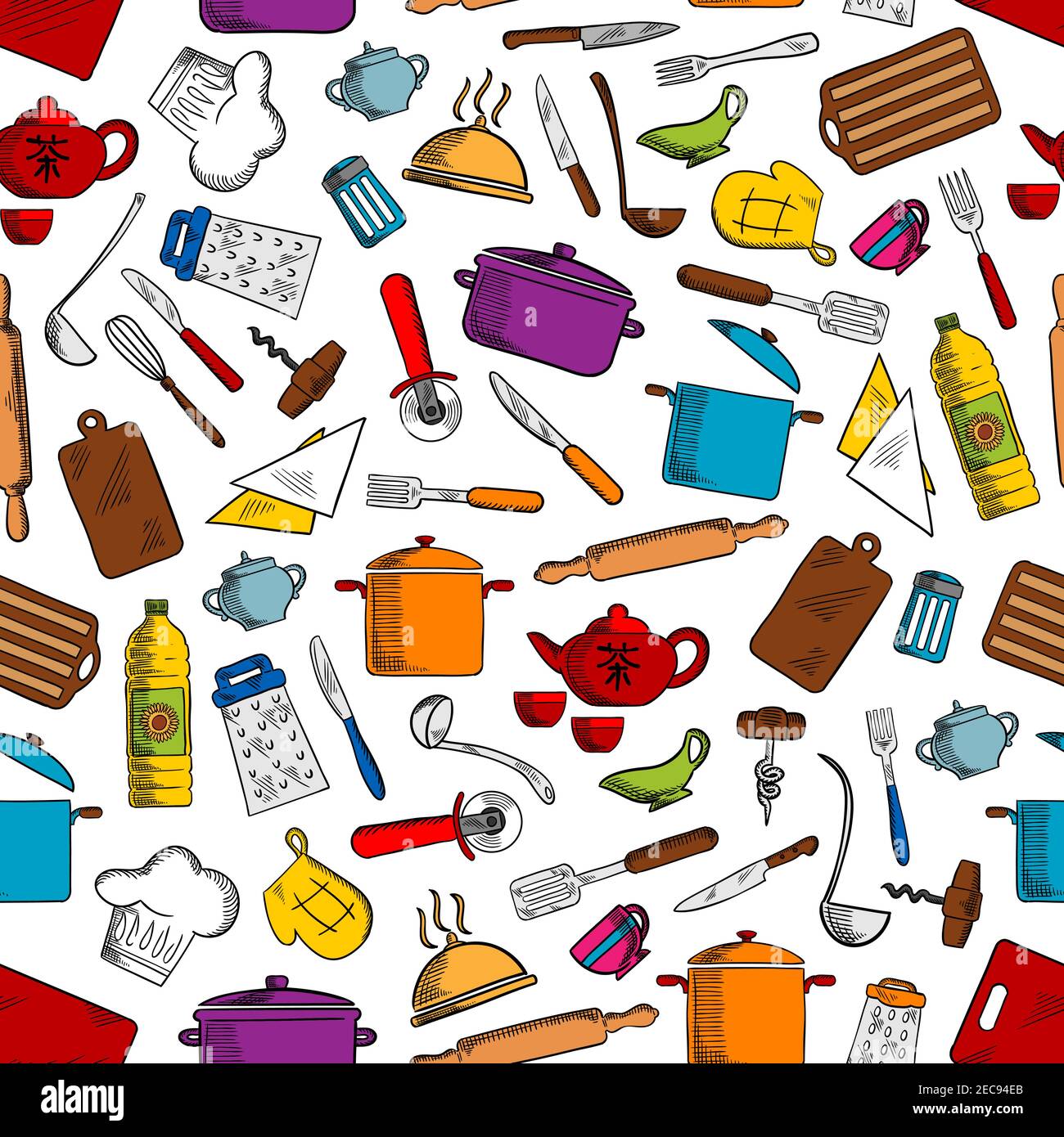 Cutting board bowl whisk Stock Vector Images - Alamy