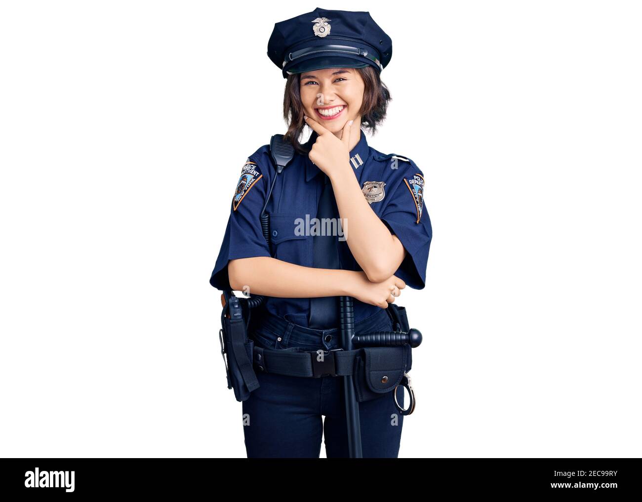 Police officer uniform arm raised hi-res stock photography and images ...