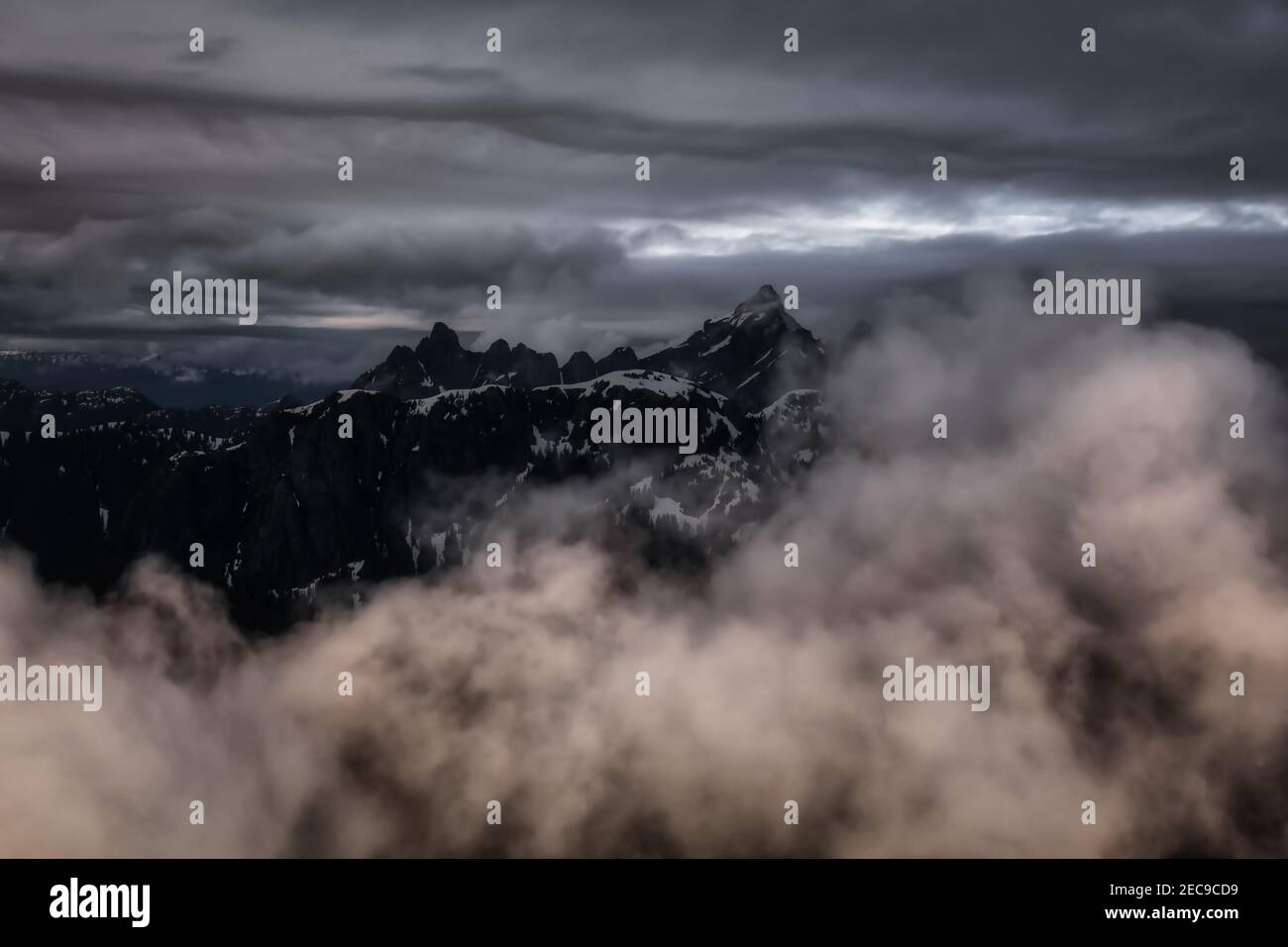 Aerial view squamish valley british hi-res stock photography and images ...