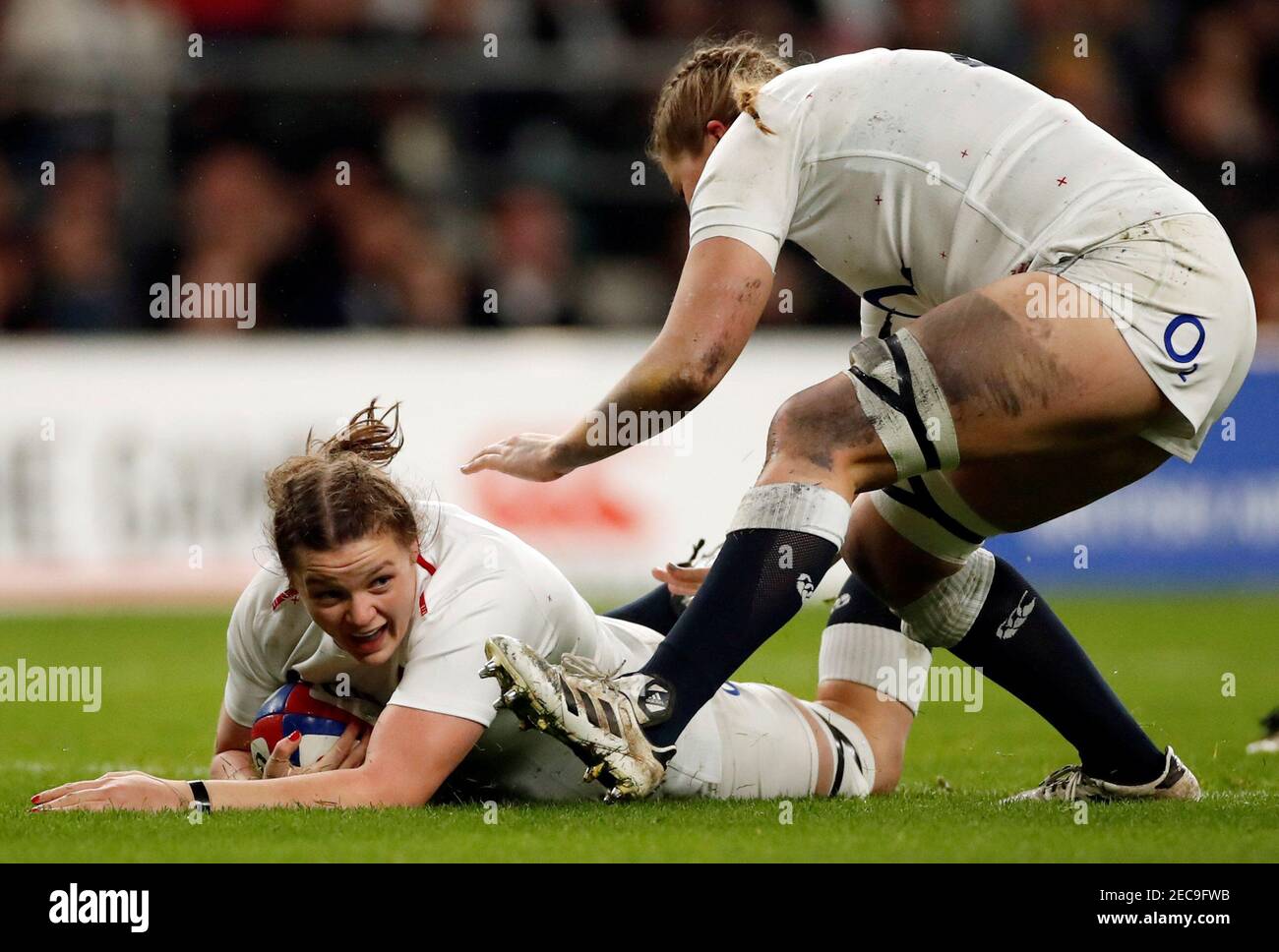 Rugby union try scotland women hi-res stock photography and images - Alamy