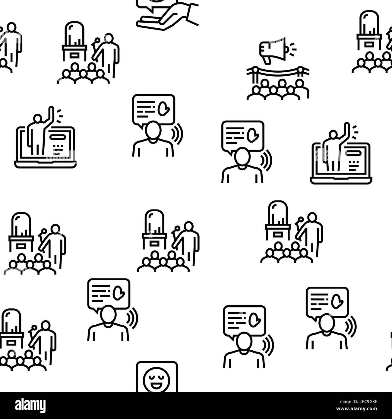 Introduction Speech Vector Seamless Pattern Stock Vector Image & Art ... Introduction Speech Vector Seamless Pattern Stock Vector Image & Art ...
