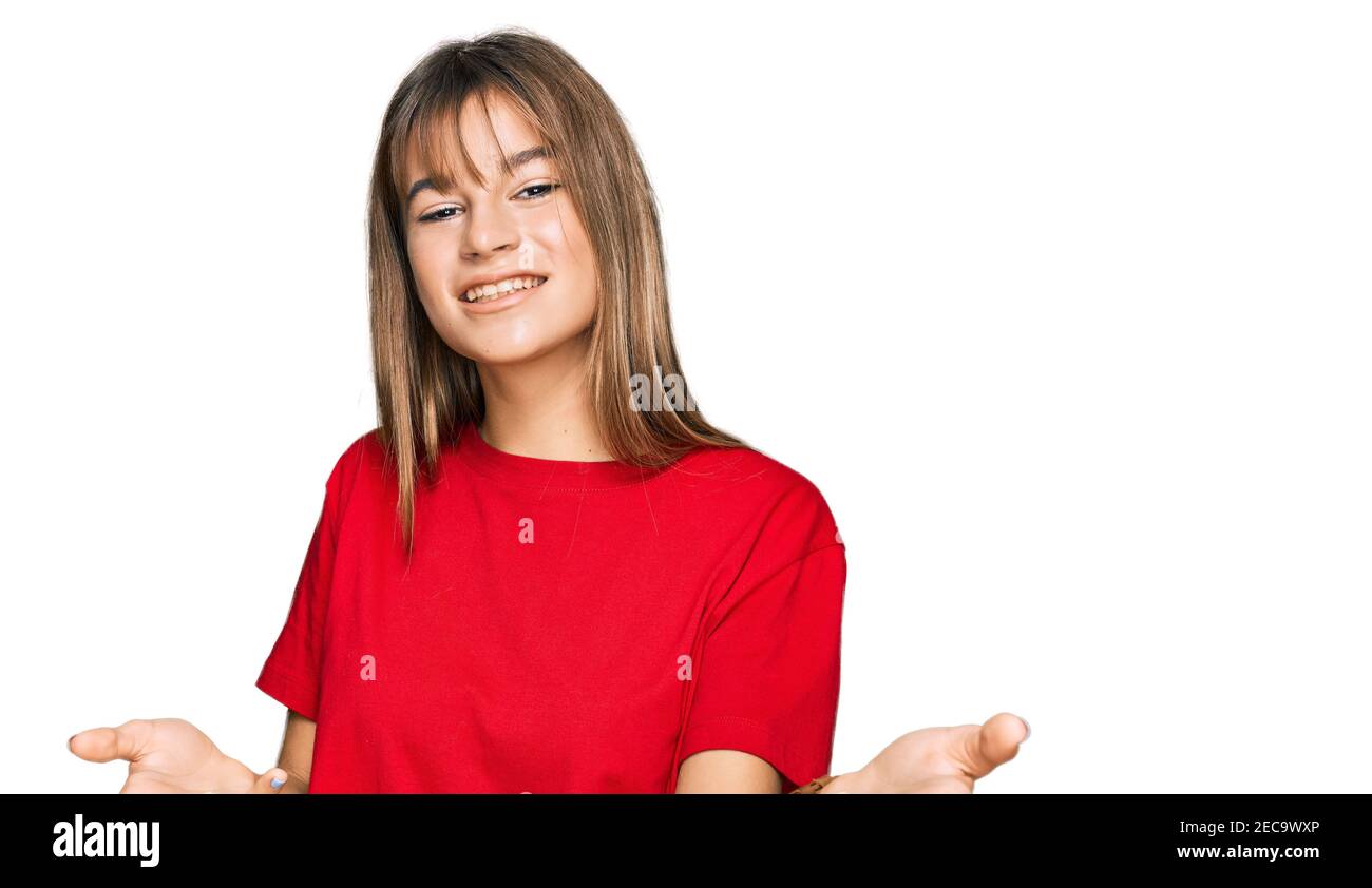 Female teen helping hands isolated hi-res stock photography and images ...