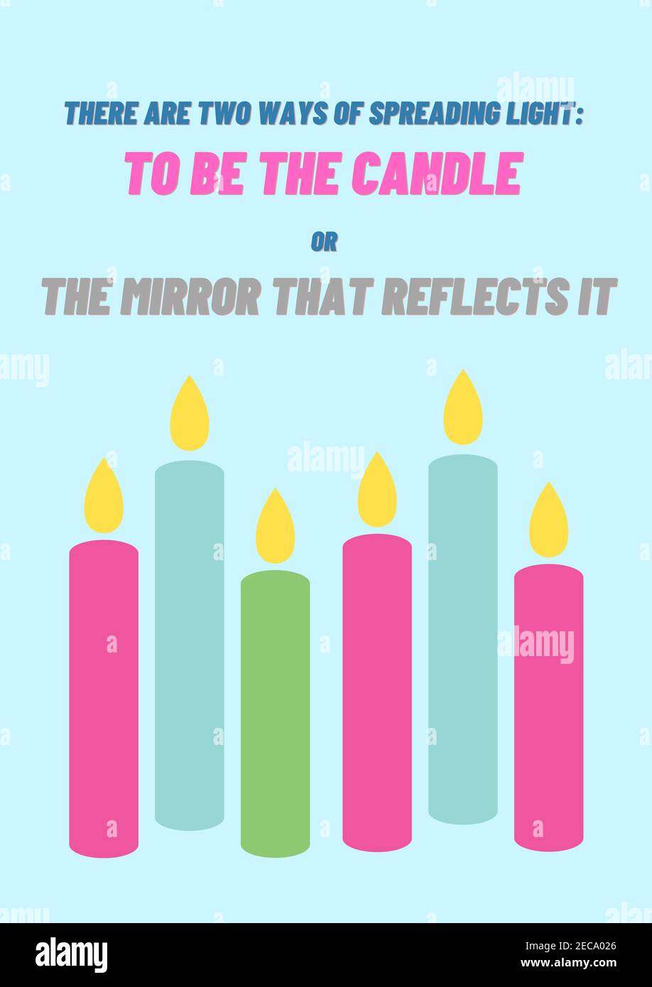 Inspirational Quotes Wallpaper or Poster Stock Photo - Alamy