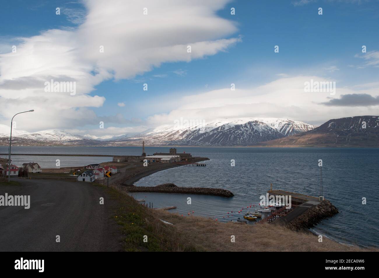 harbor village of Hjalteyri in north Iceland Stock Photo - Alamy