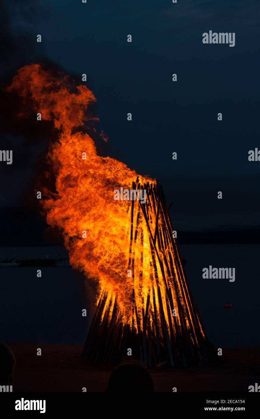 Iceland festival fire hi-res stock photography and images - Alamy