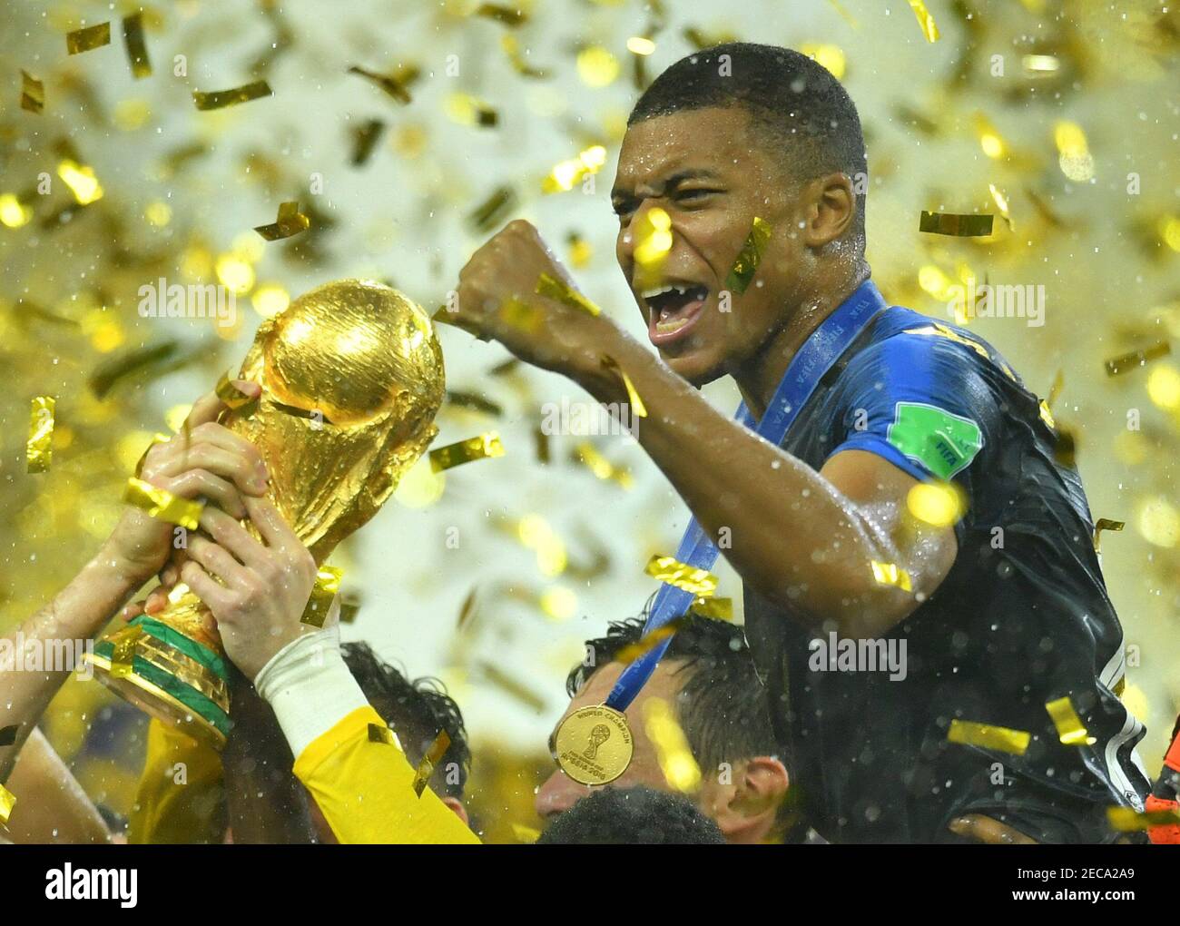 Hugo lloris world cup trophy hi-res stock photography and images - Alamy