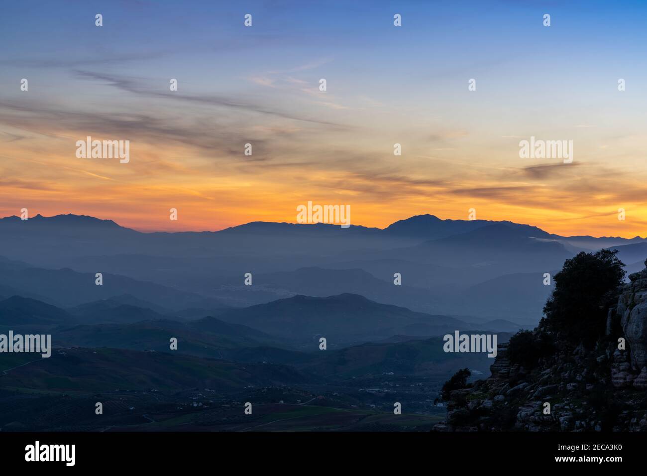 Malaga mountains nature park hi-res stock photography and images - Alamy