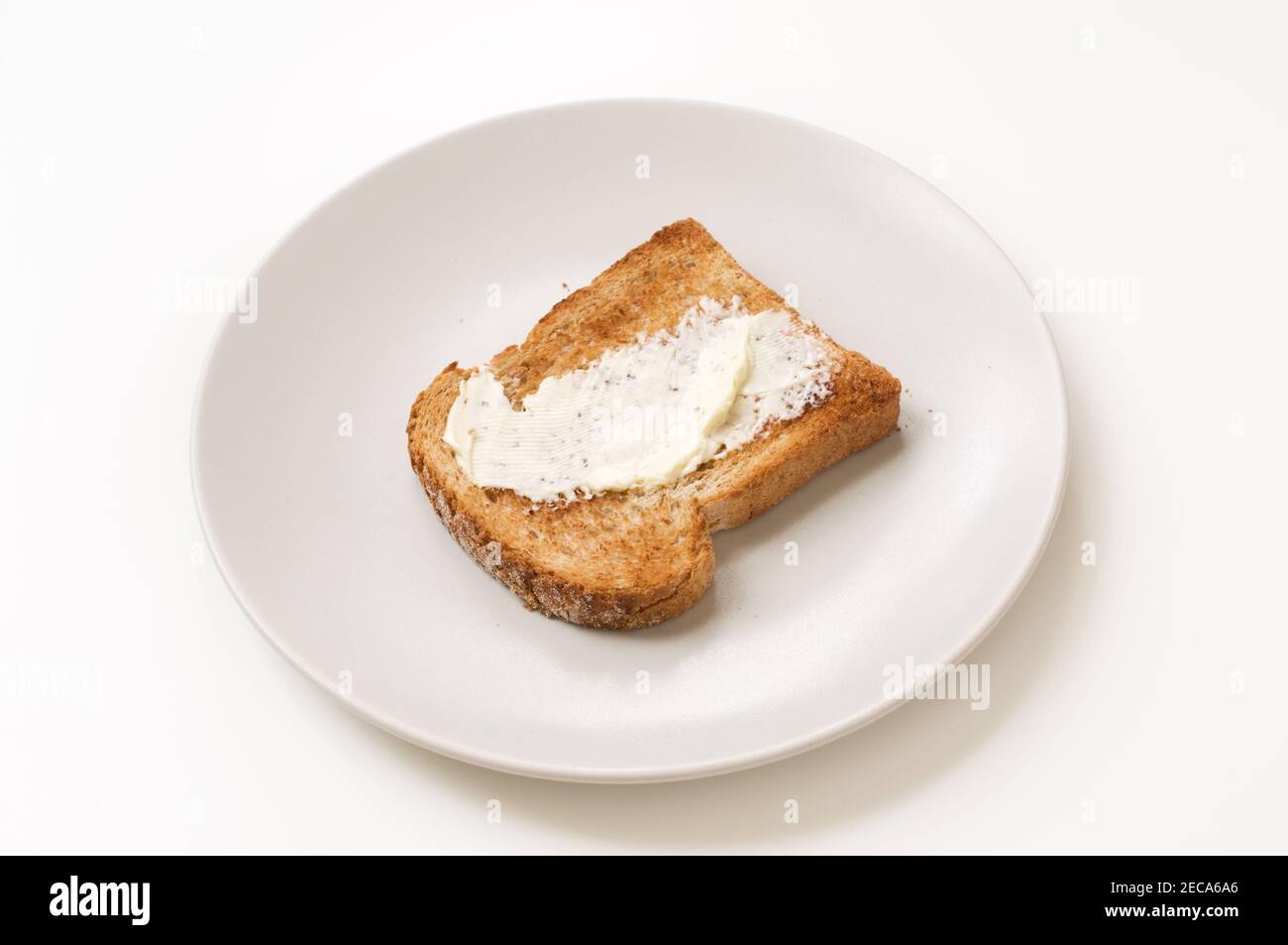 Breakfast toast on a plate Stock Photo - Alamy
