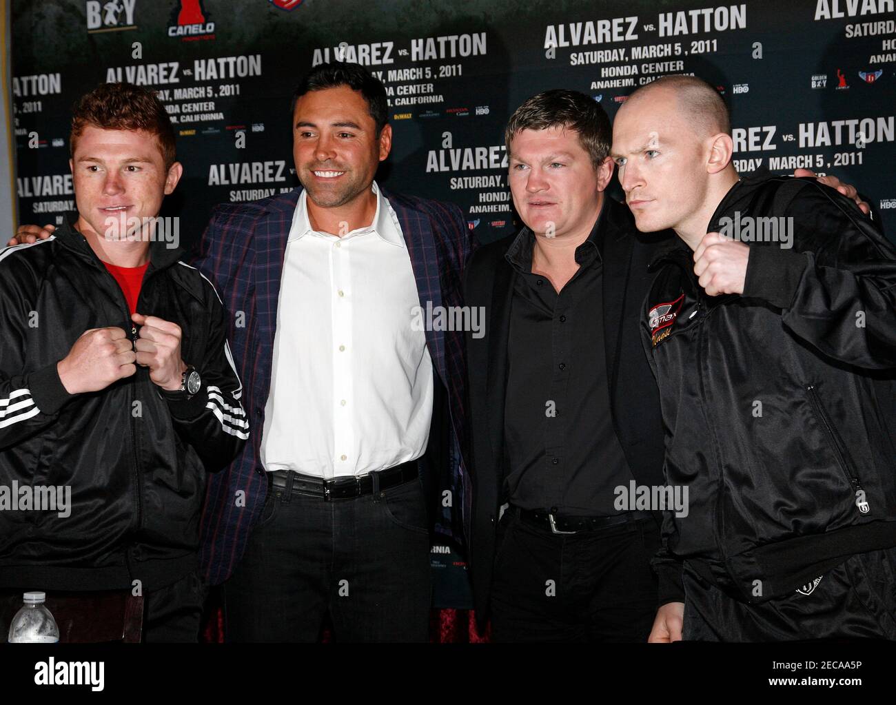 L to r ricky hatton hi-res stock photography and images - Alamy