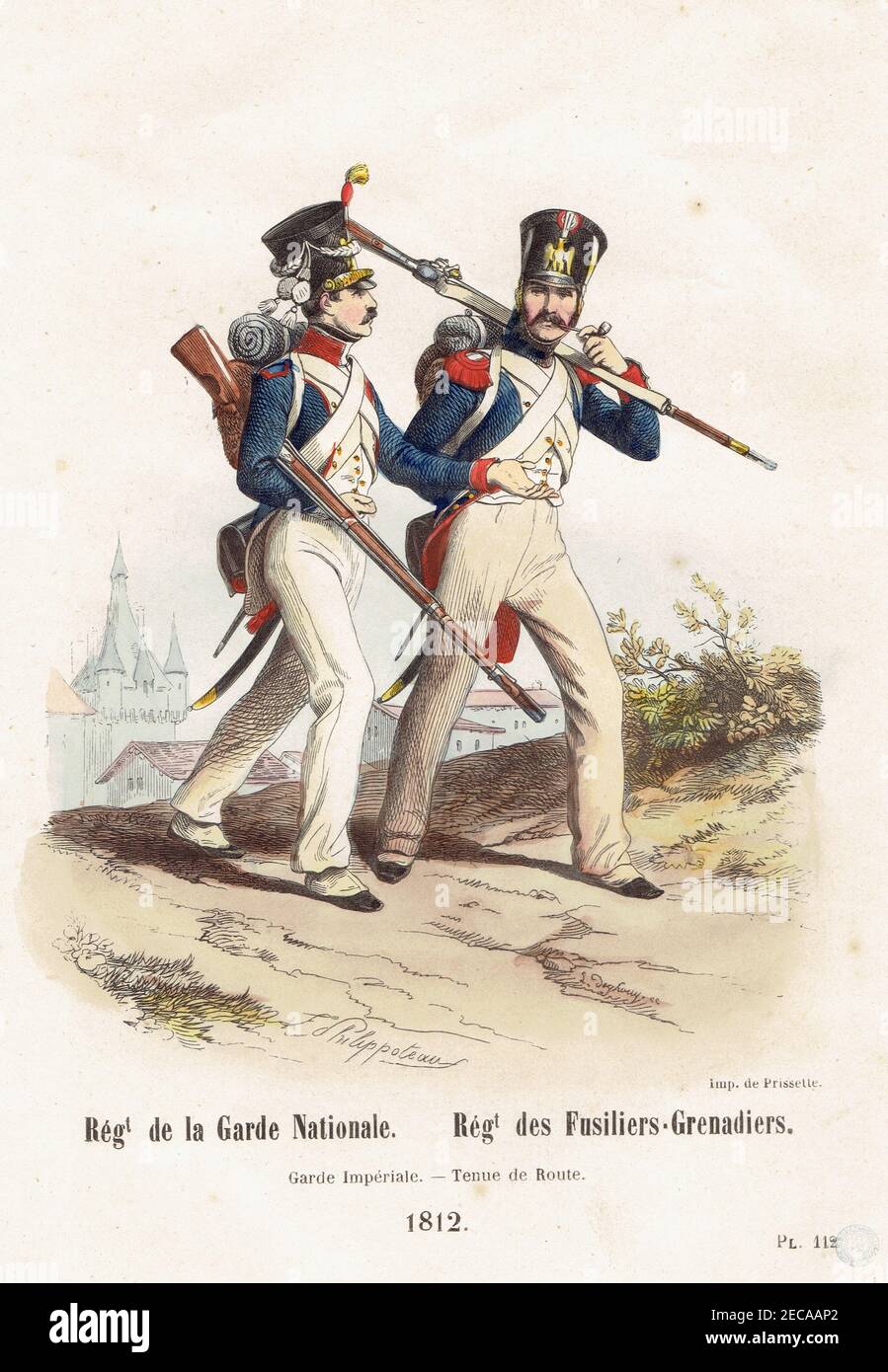 régiment des gardes nationales de la Garde et fusilier-grenadier de la ...