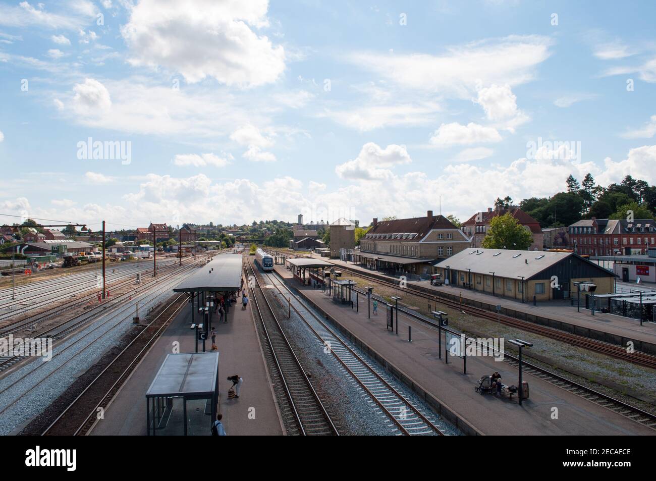 Naestved train station in Denmark Stock Photo - Alamy