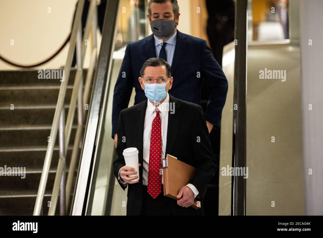 Donald trump on escalator hi-res stock photography and images - Alamy