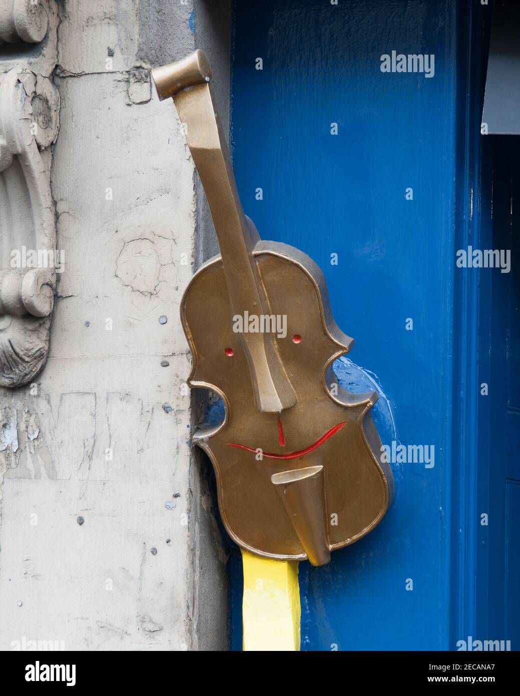 Violin Symbol Grunge