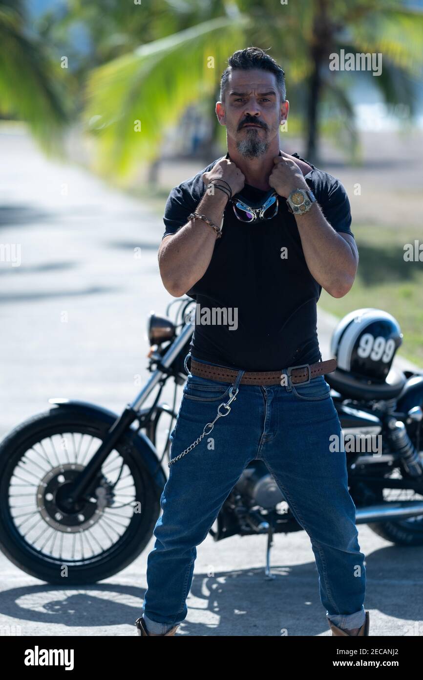Strong motorbike hi-res stock photography and images - Alamy