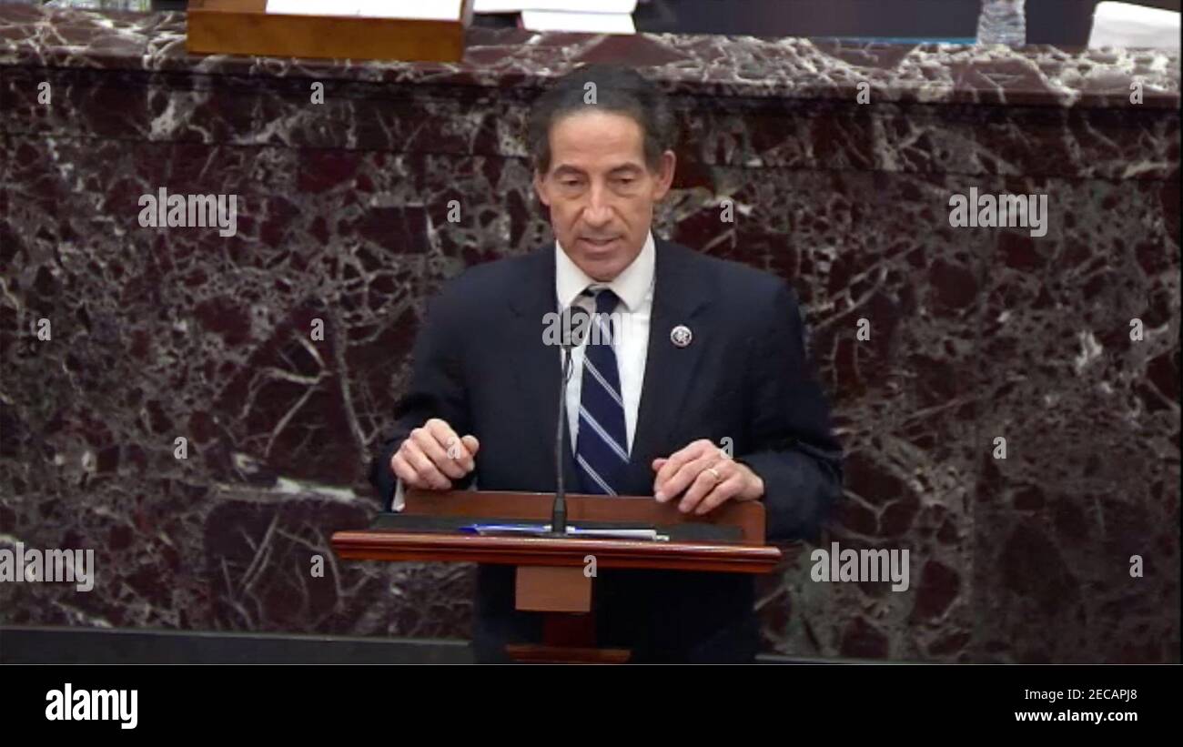 In this image from United States Senate television, US Representative ...
