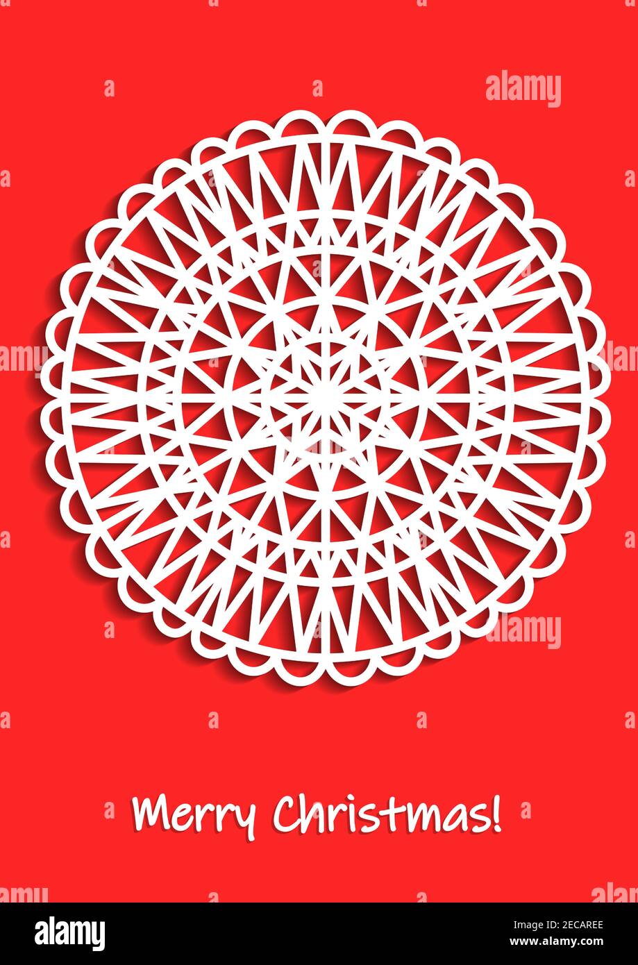Merry Christmas, holiday, celebration greeting and invitation card ...