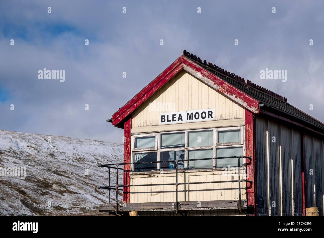 Blea Moor signal box near Ribblehead in The Yorkshire Dales National ...
