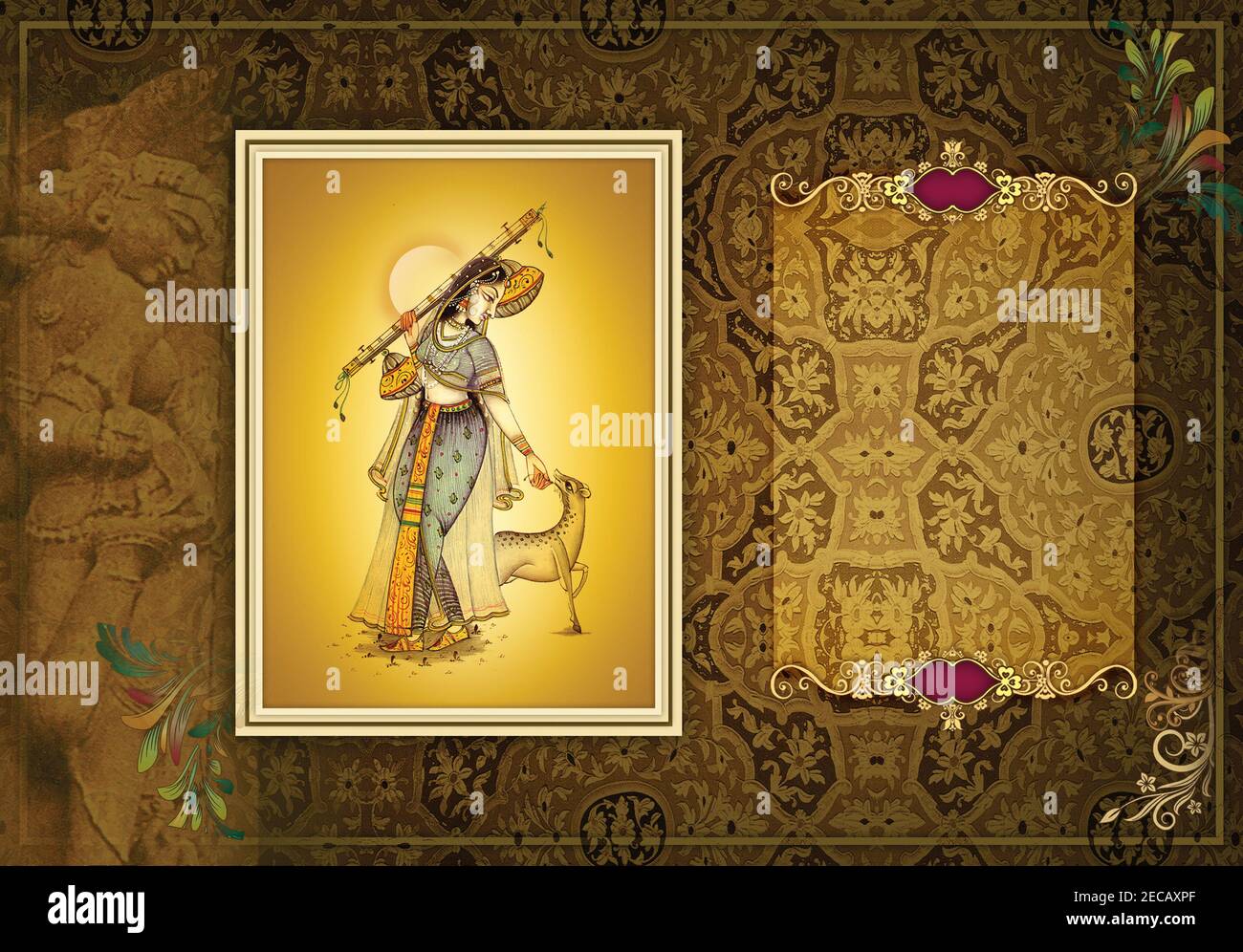 Decoration, Traditional, Culture, Art, Indian art, Table Calendar ...