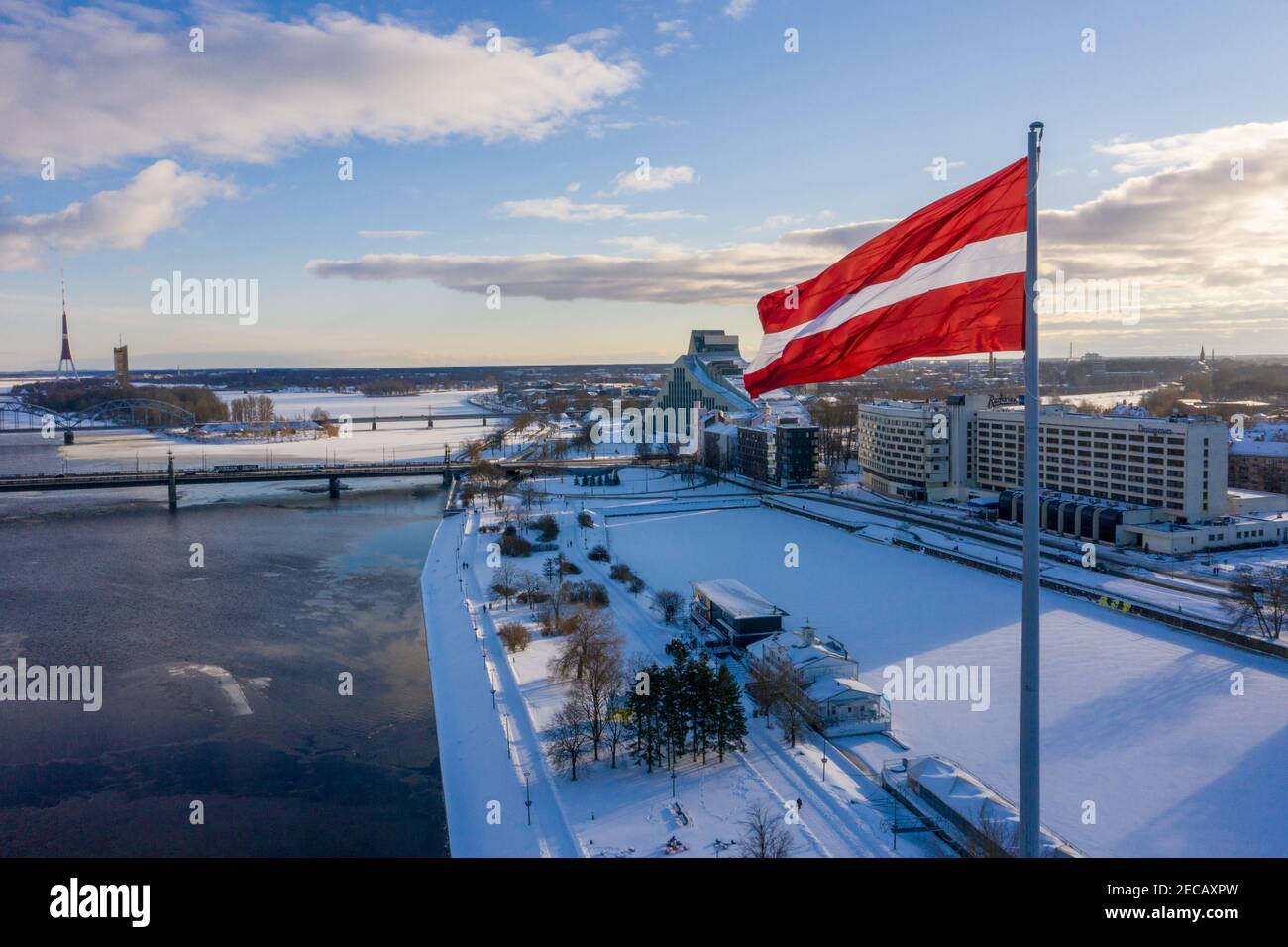 Lativa flag hi-res stock photography and images - Alamy