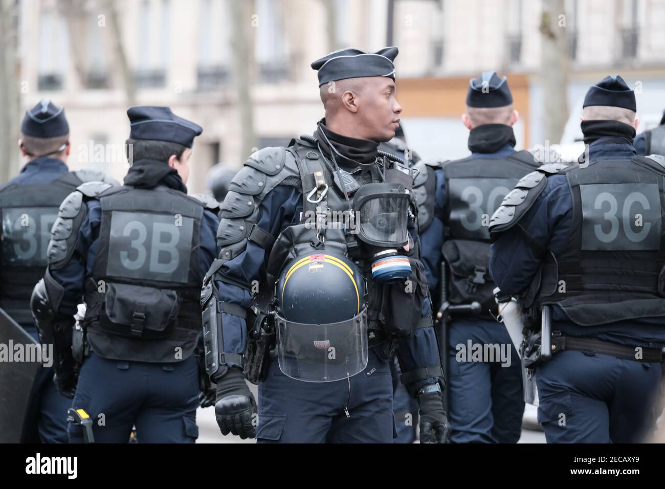 PARIS, FRANCE - 20th FEBRUARY 2020 - Protest for better pensions in ...