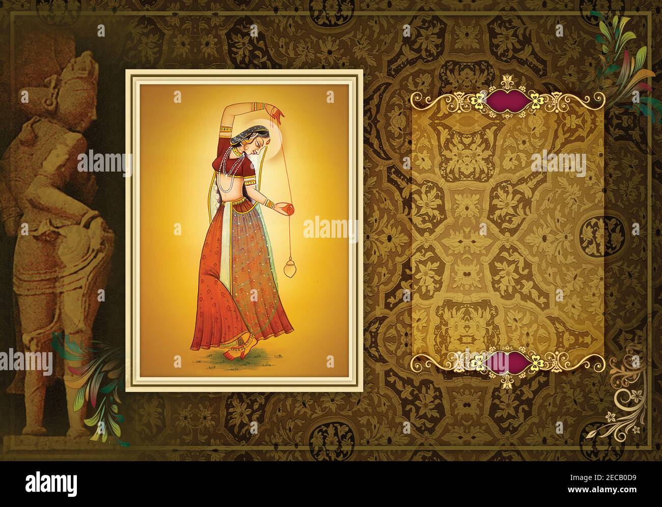 Decoration, Traditional, Culture, Art, Indian art, Table Calendar ...