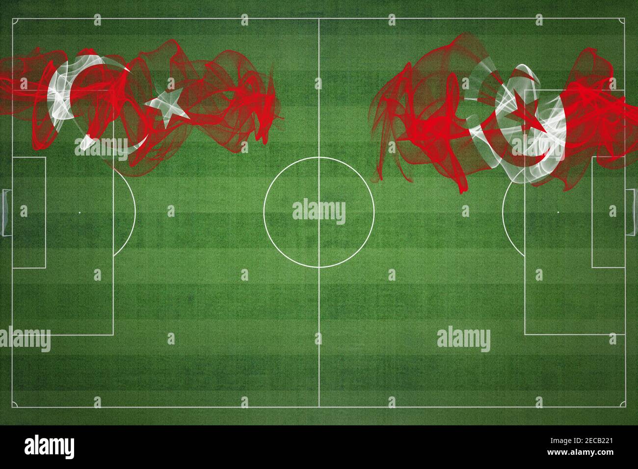 Turkey vs Tunisia Soccer Match, national colors, national flags, soccer ...