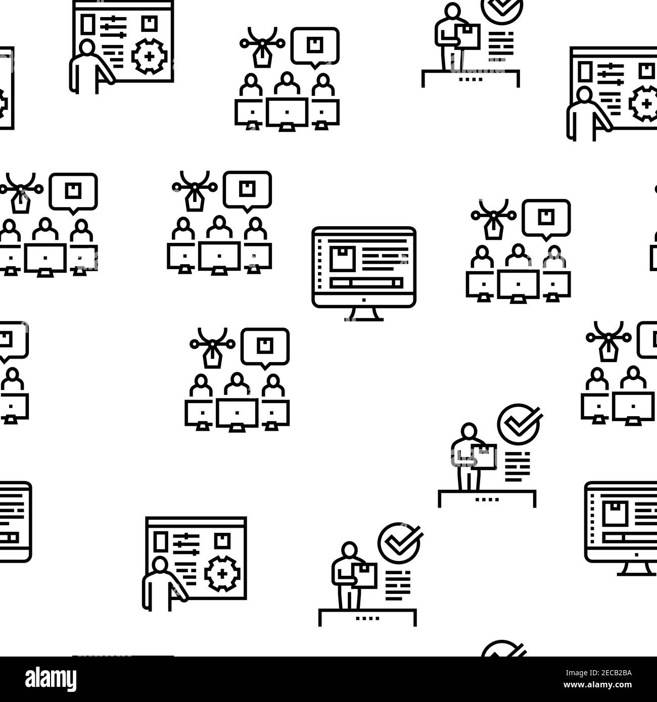 Industrial Process Vector Seamless Pattern Stock Vector Image & Art - Alamy