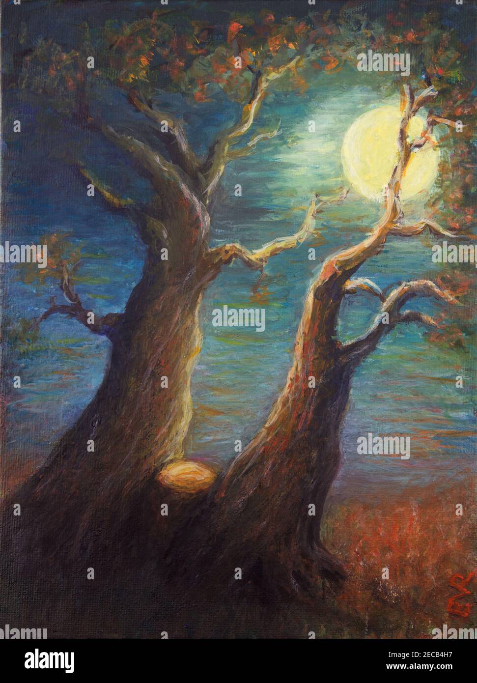 Moon concept art hi-res stock photography and images - Alamy