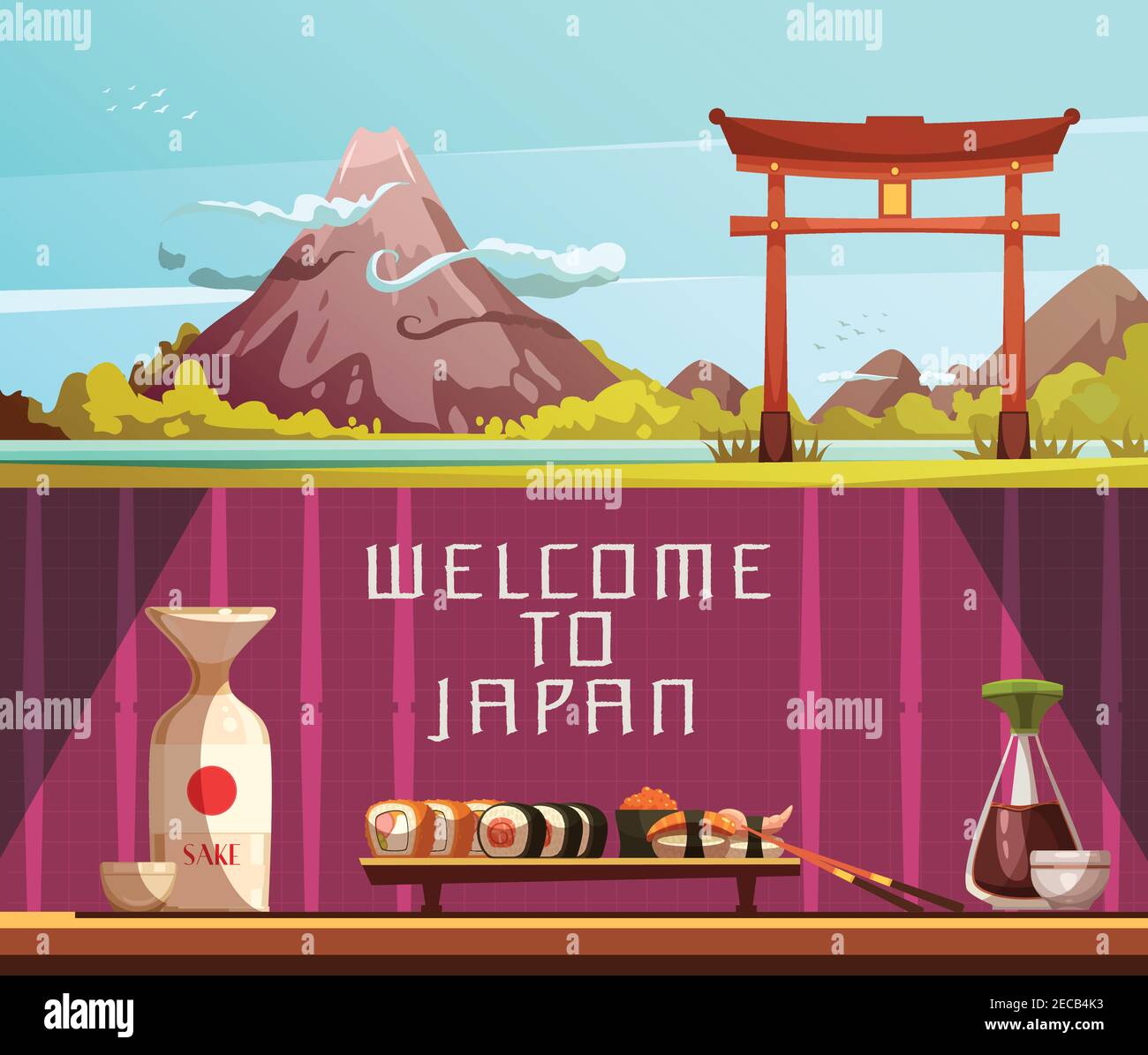 Soy tour Stock Vector Images - Alamy