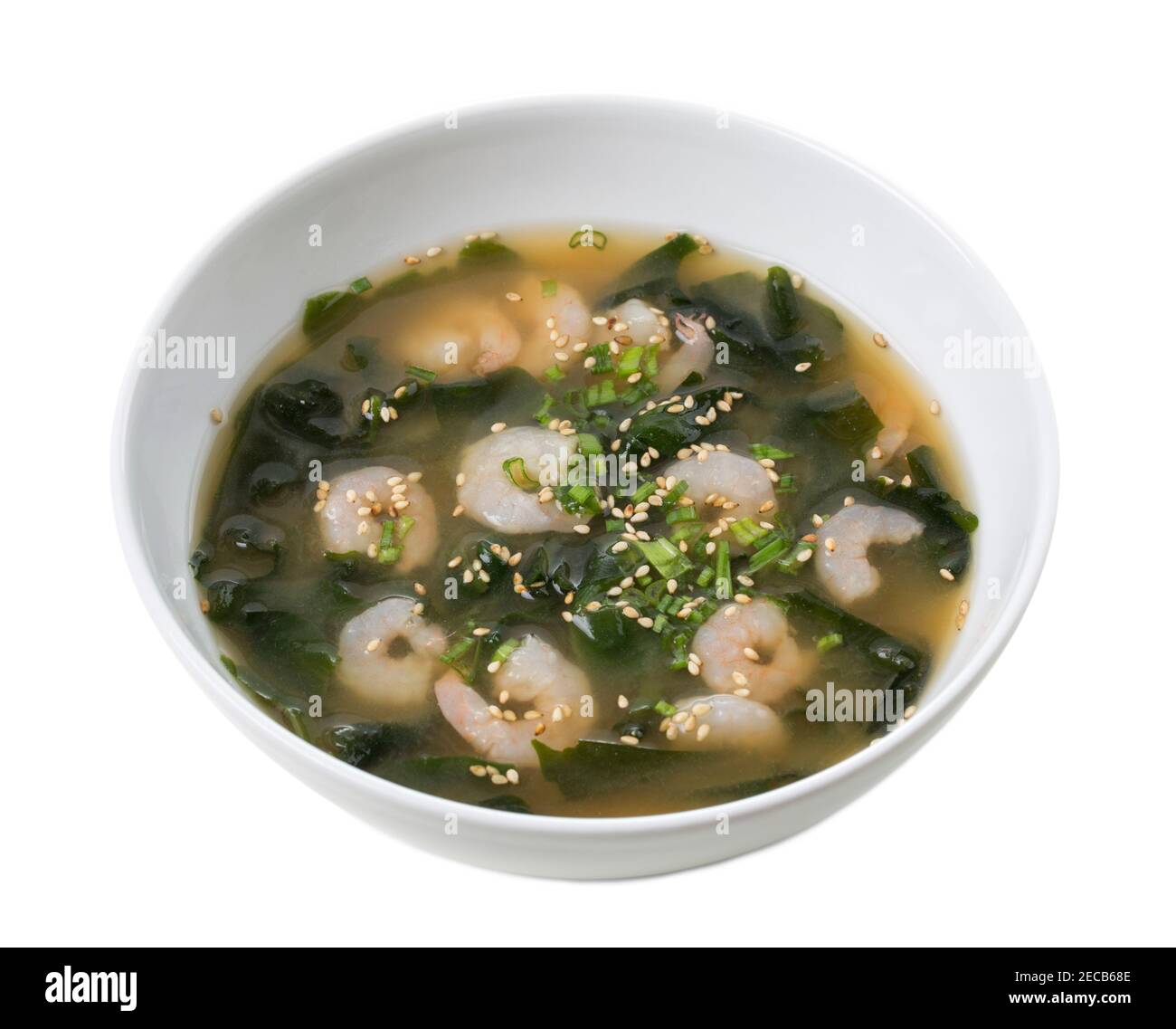 Soup shrimps isolated on Cut Out Stock Images & Pictures - Alamy