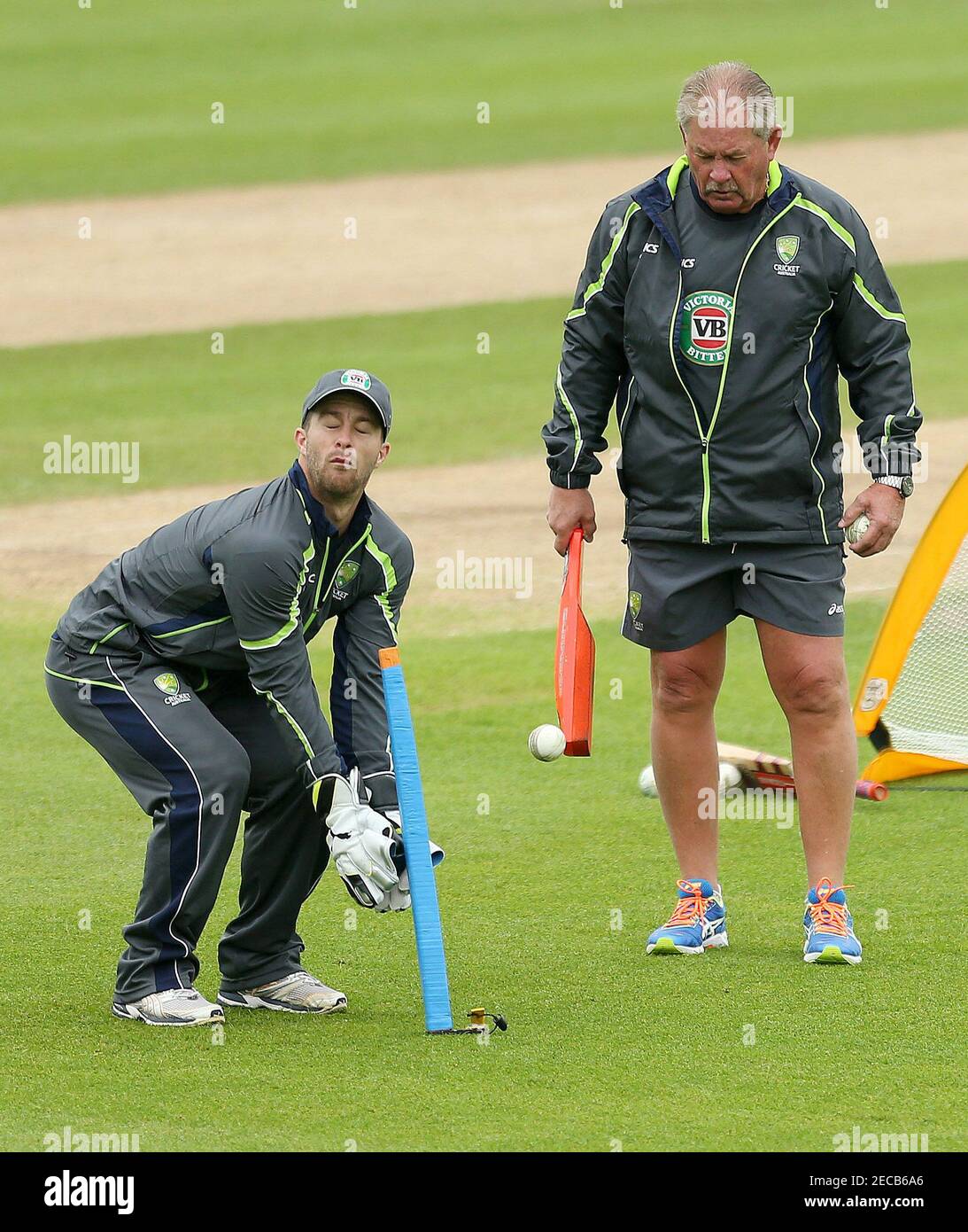 Australias fielding coach steve rixon hi-res stock photography and ...
