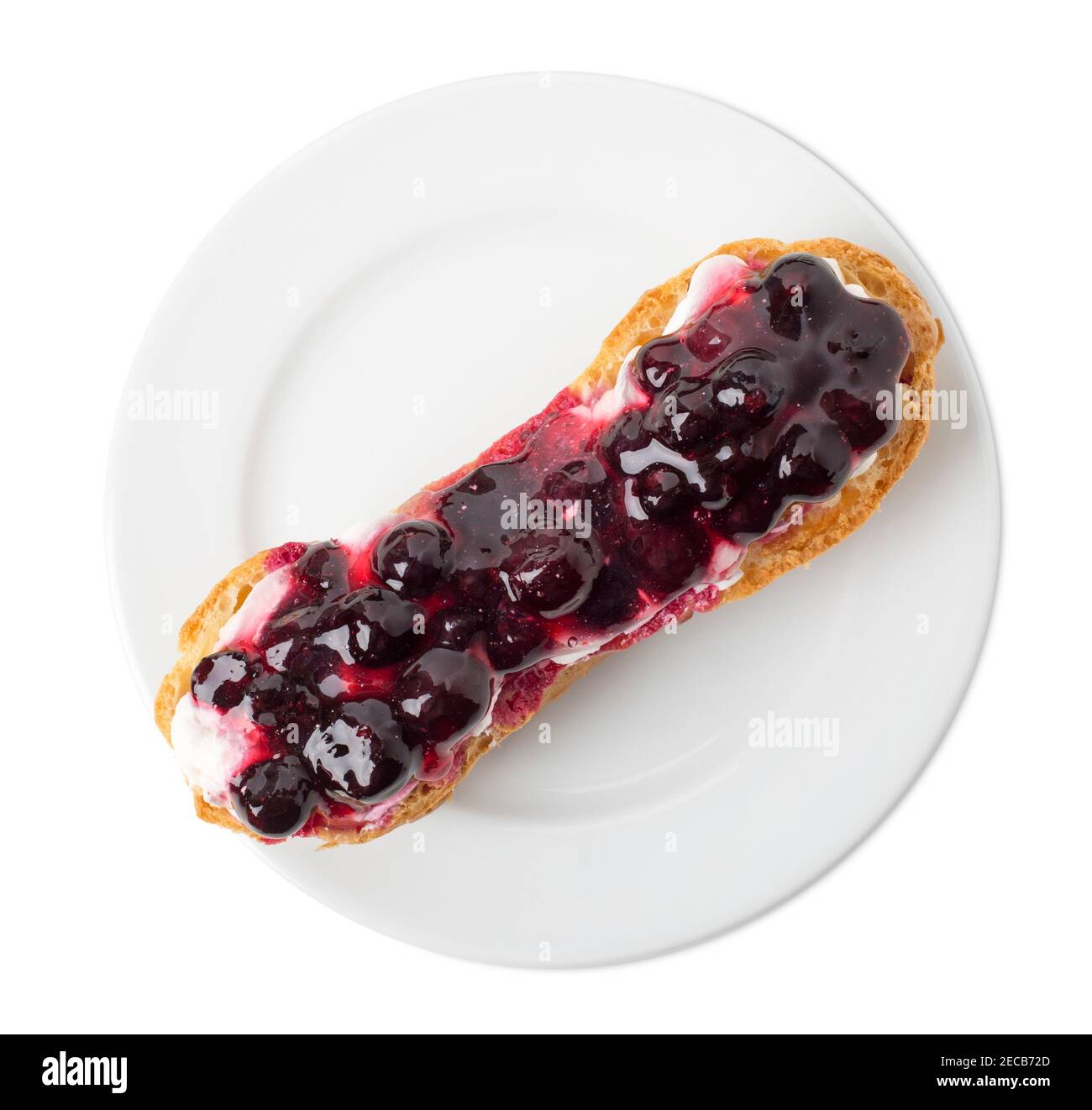 Delicious eclair hi-res stock photography and images - Alamy