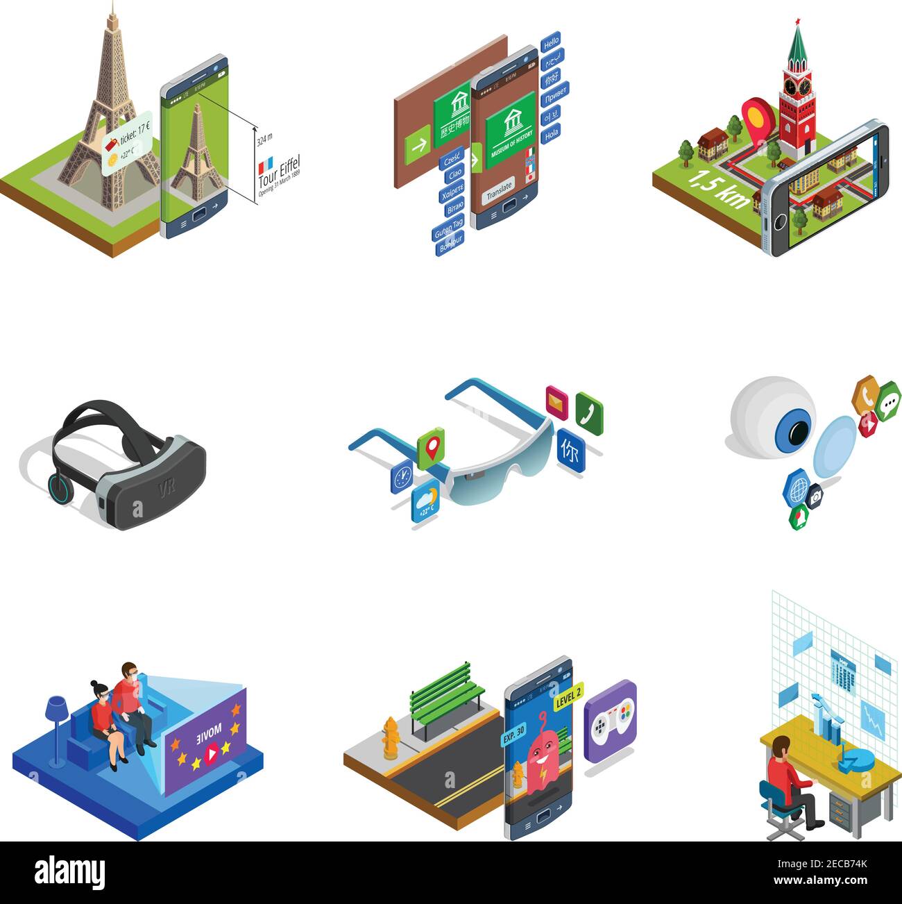 Augmented computer generated modified reality elements gadgets and ...