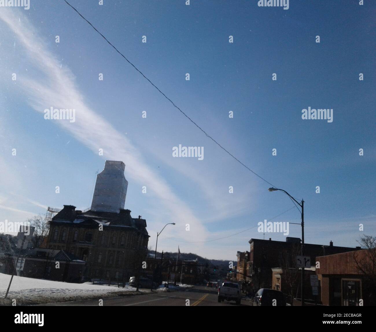 Rural Winter Scene Stock Photo - Alamy