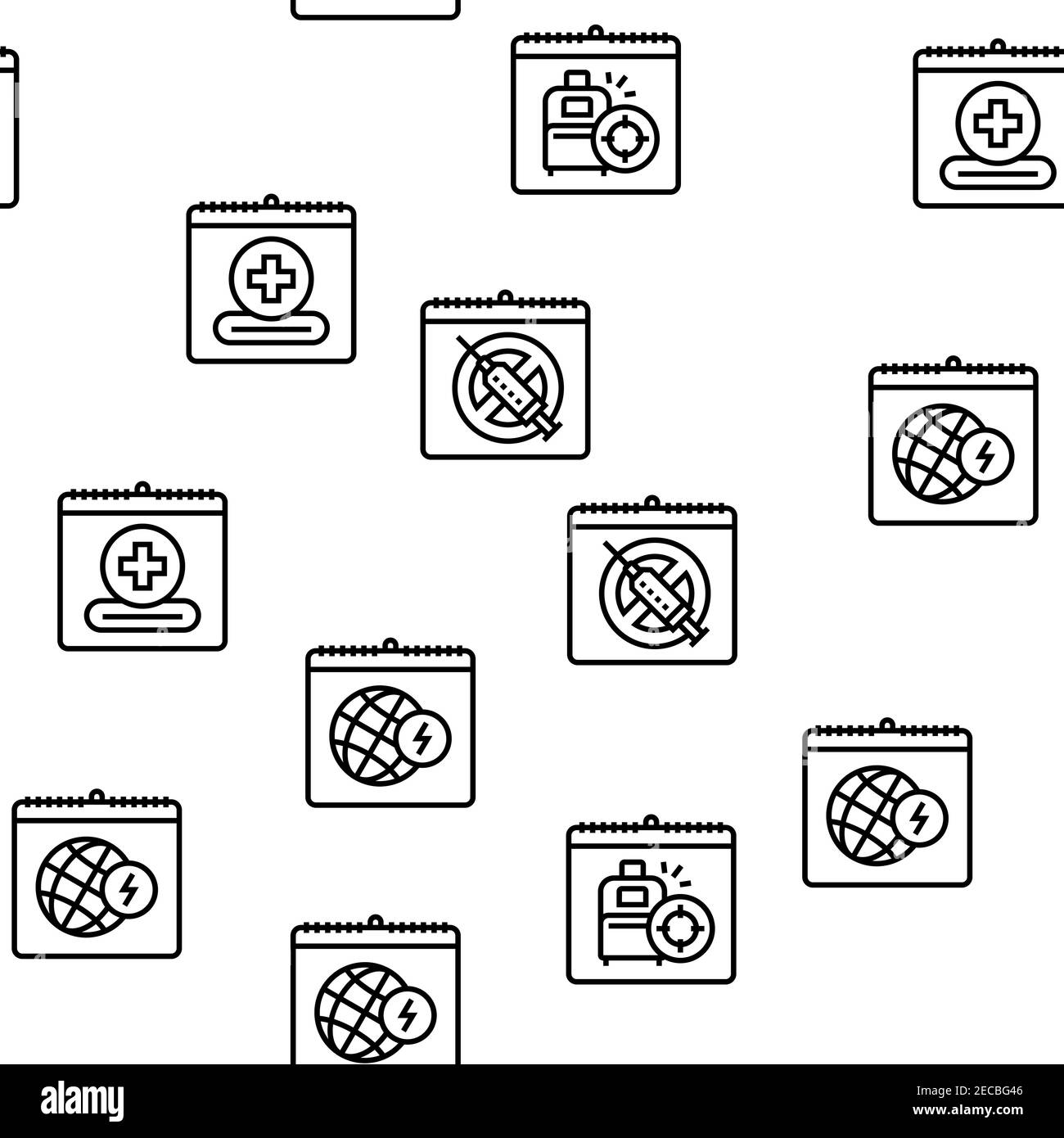 World Holidays Event Vector Seamless Pattern Stock Vector Image & Art ...