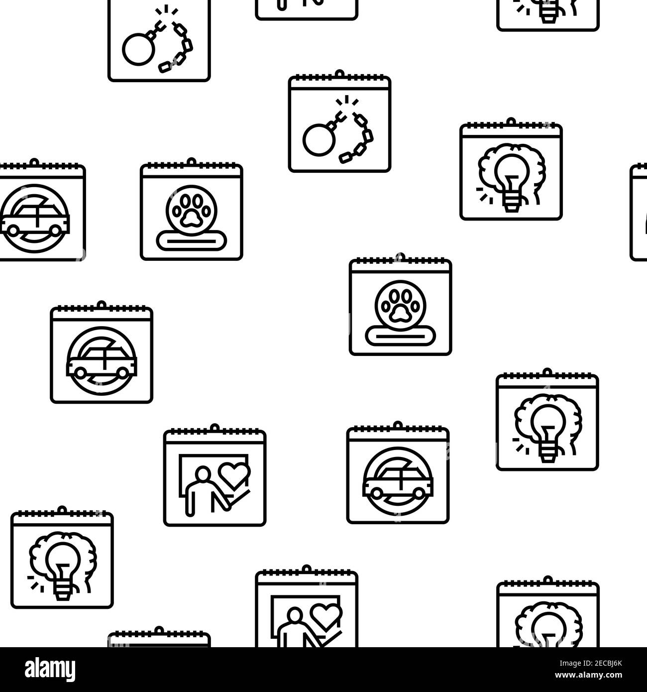 World Holidays Event Vector Seamless Pattern Stock Vector Image & Art ...