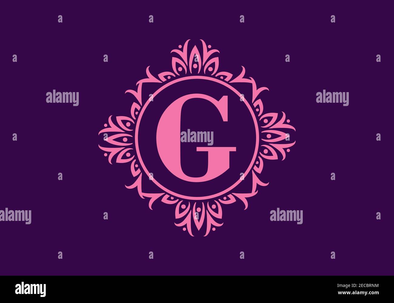 Purple letter g Stock Vector Images - Alamy