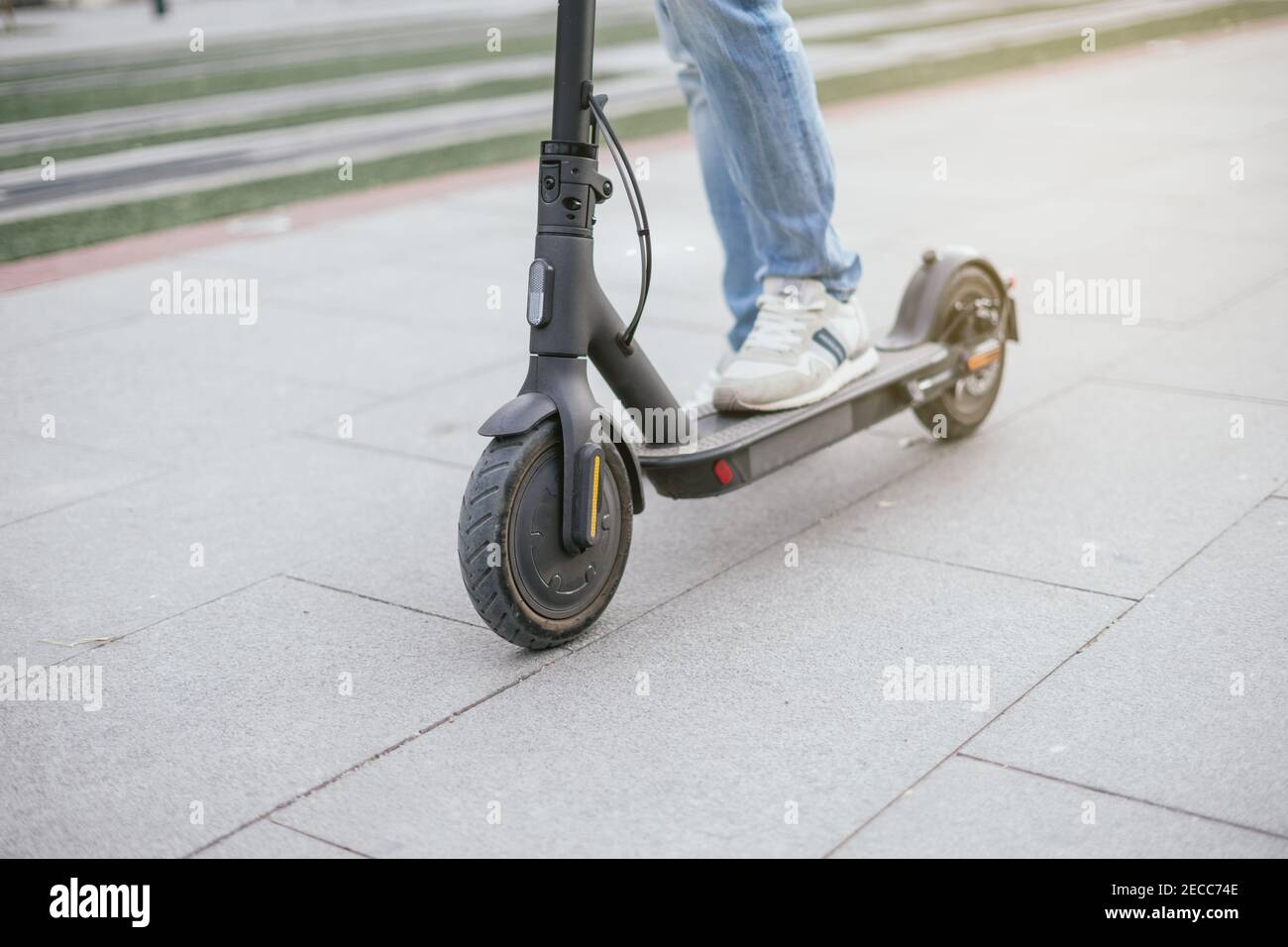 Close up motor scooter rider hi-res stock photography and images - Alamy