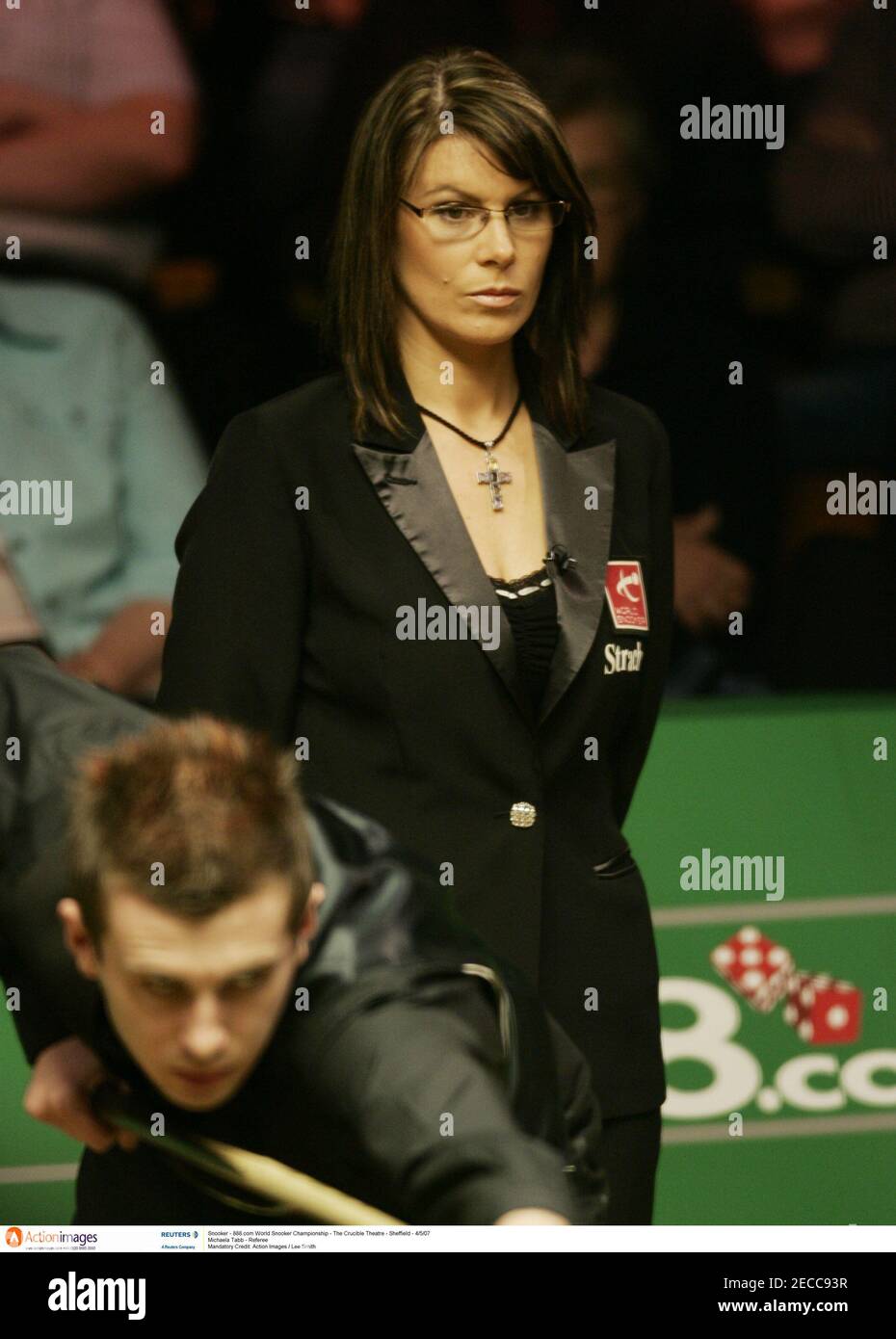 Michaela Tabb Snooker Referee Crucible High Resolution Stock ...