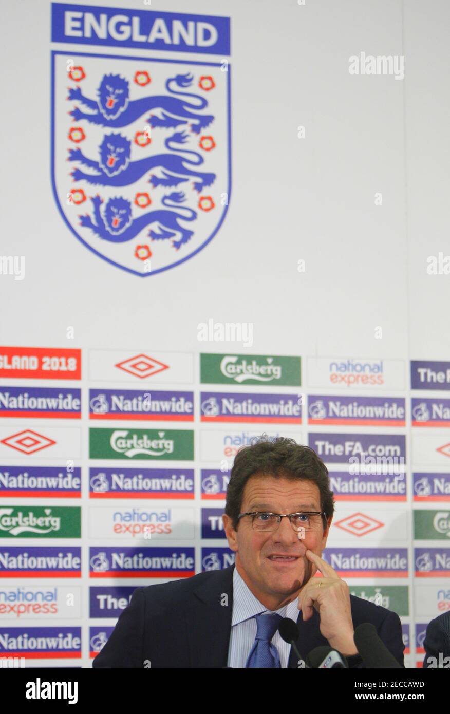 England manager fabio capello press conference wembley stadium hi-res ...