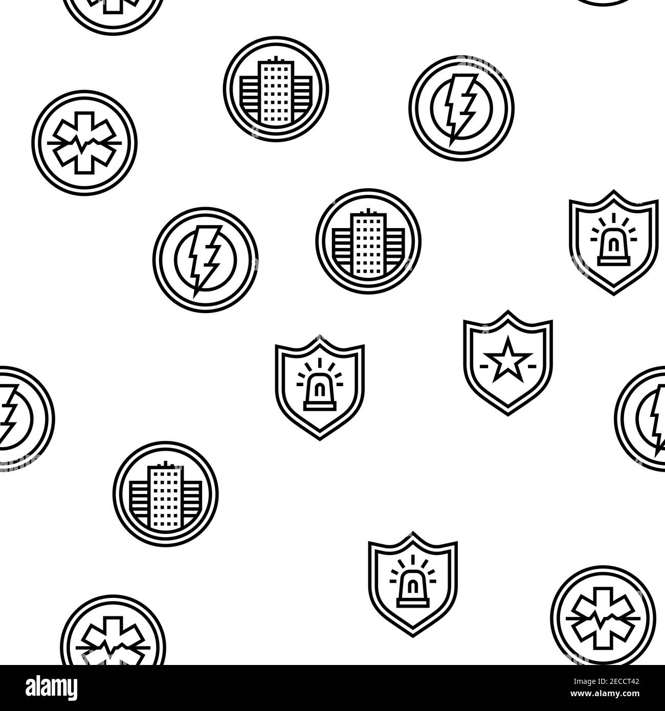 Public Service Signs Vector Seamless Pattern Stock Vector Image & Art ...
